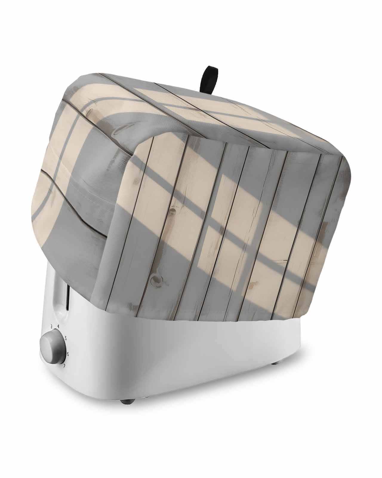 White Wood Plank Toaster Cover 2 Slice, Small Kitchen Appliance Covers ...