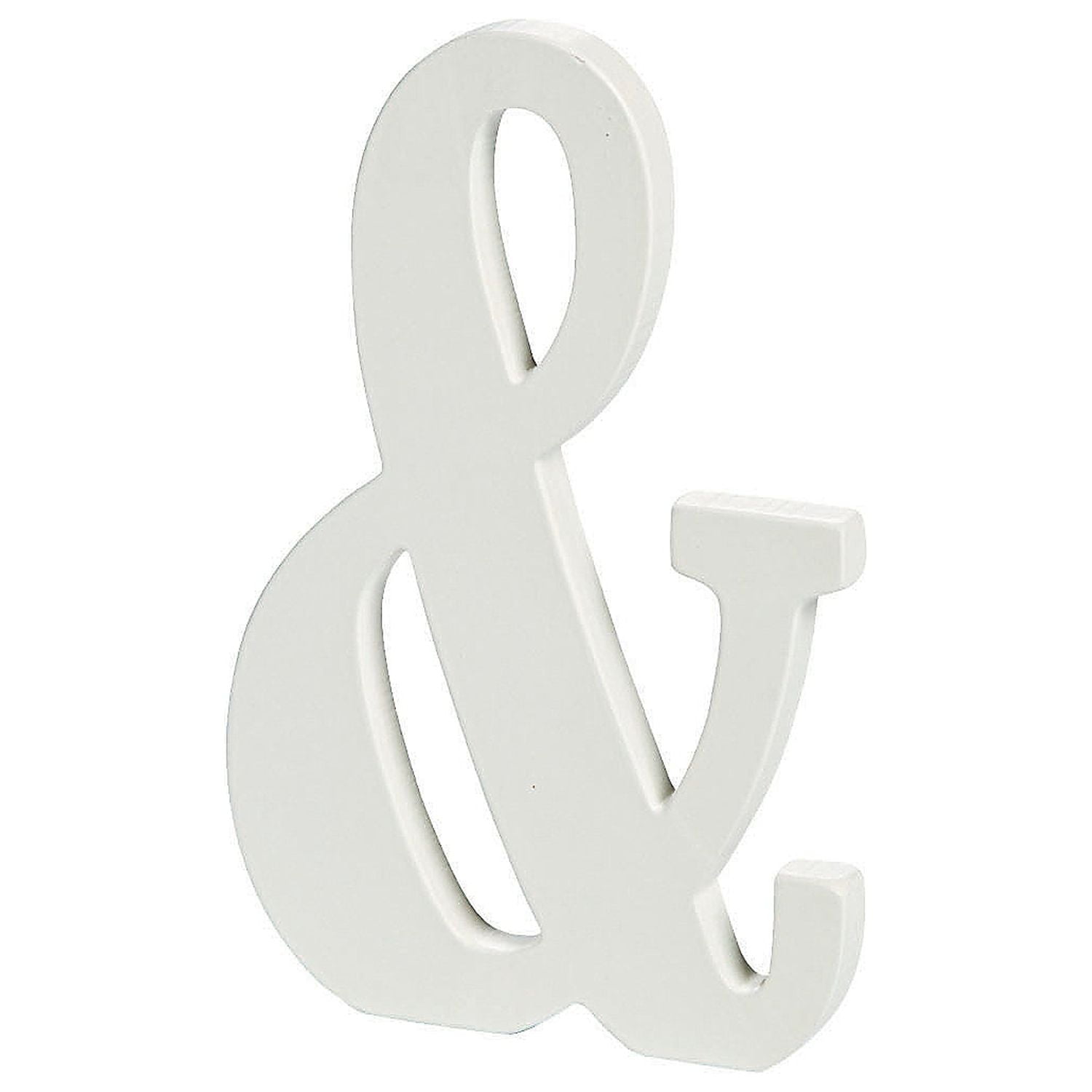 & White Wood Tabletop Sign - Home Decor - 1 Piece - Walmart.com