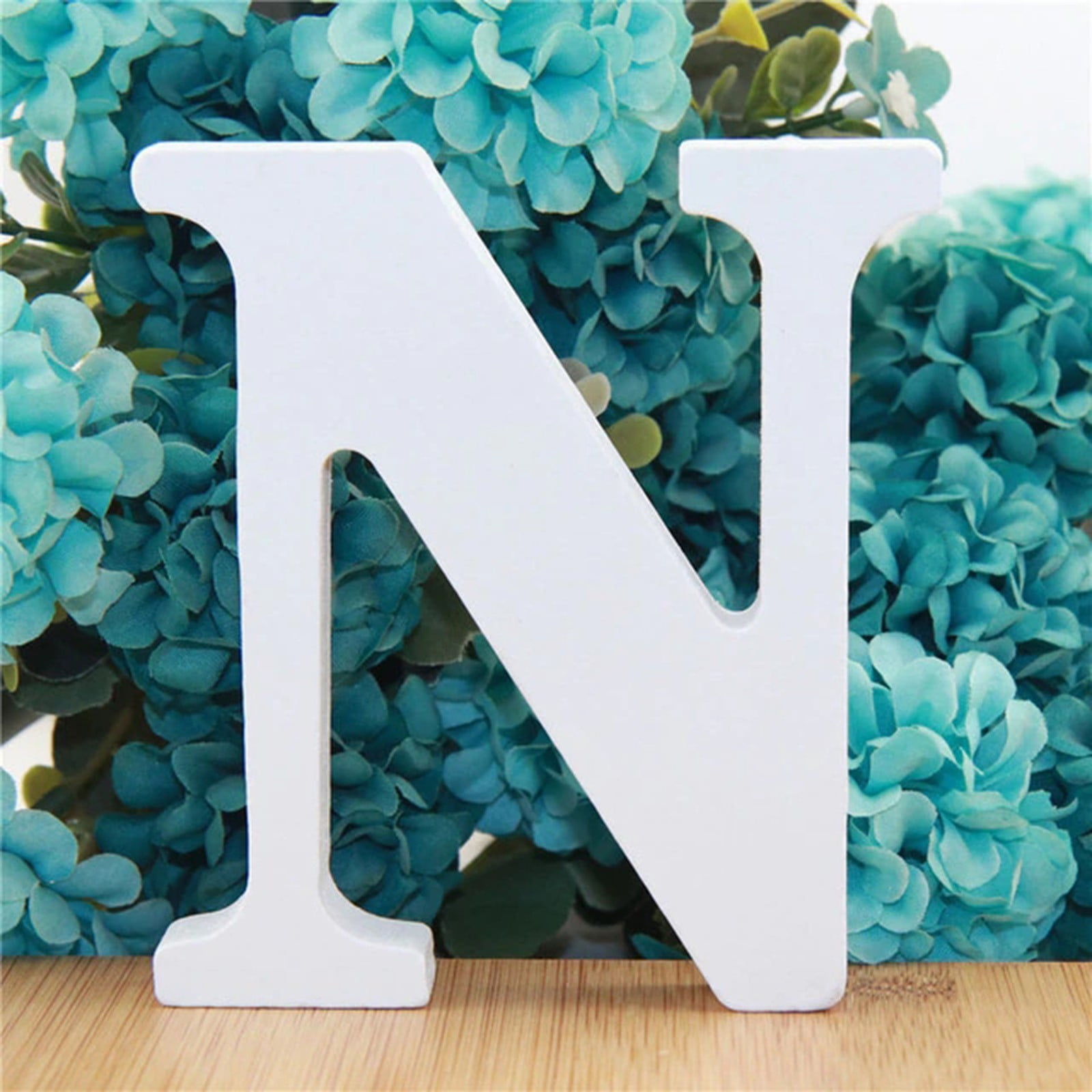 White Wooden Letters 3.2 Inch for Wall Decor, Unfinished Wood Letters ...