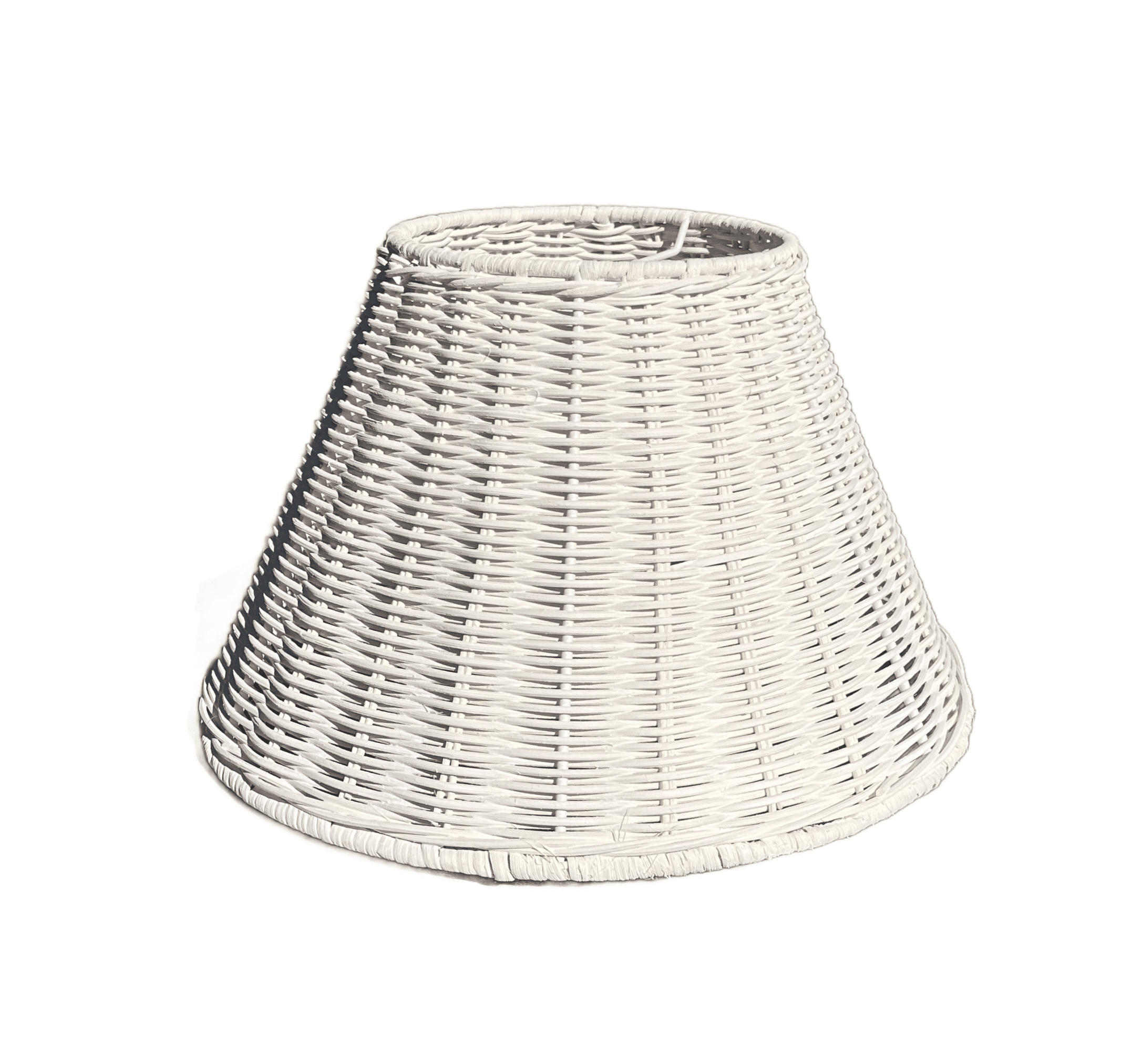 White Woven Wicker Lamp Shade - Walmart.com