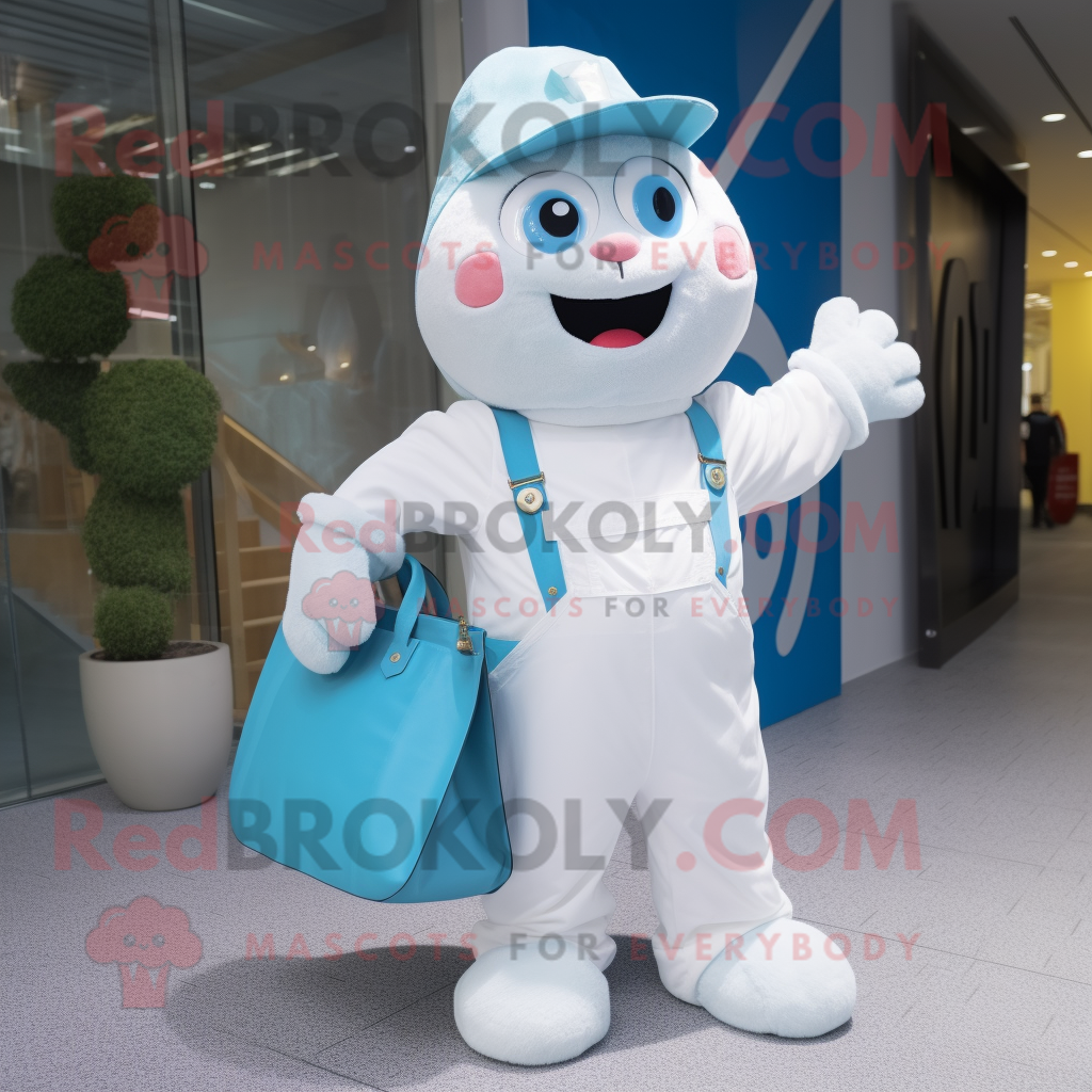 White Wrist Watch REDBROKOLY mascot costume character dressed with a ...