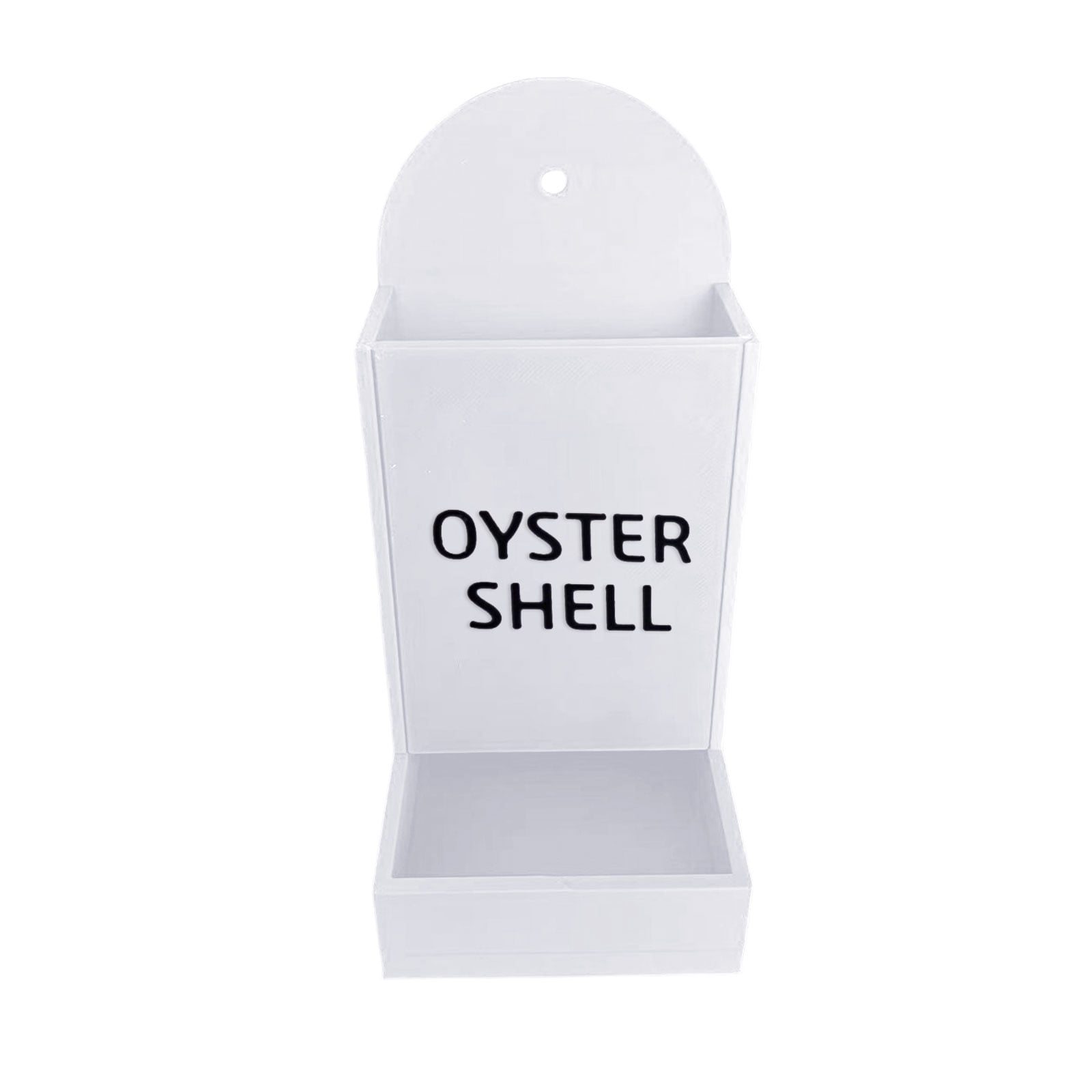 White XS 3D Printed Sand Feeder - Decorative Gravel Feeder for Chickens ...