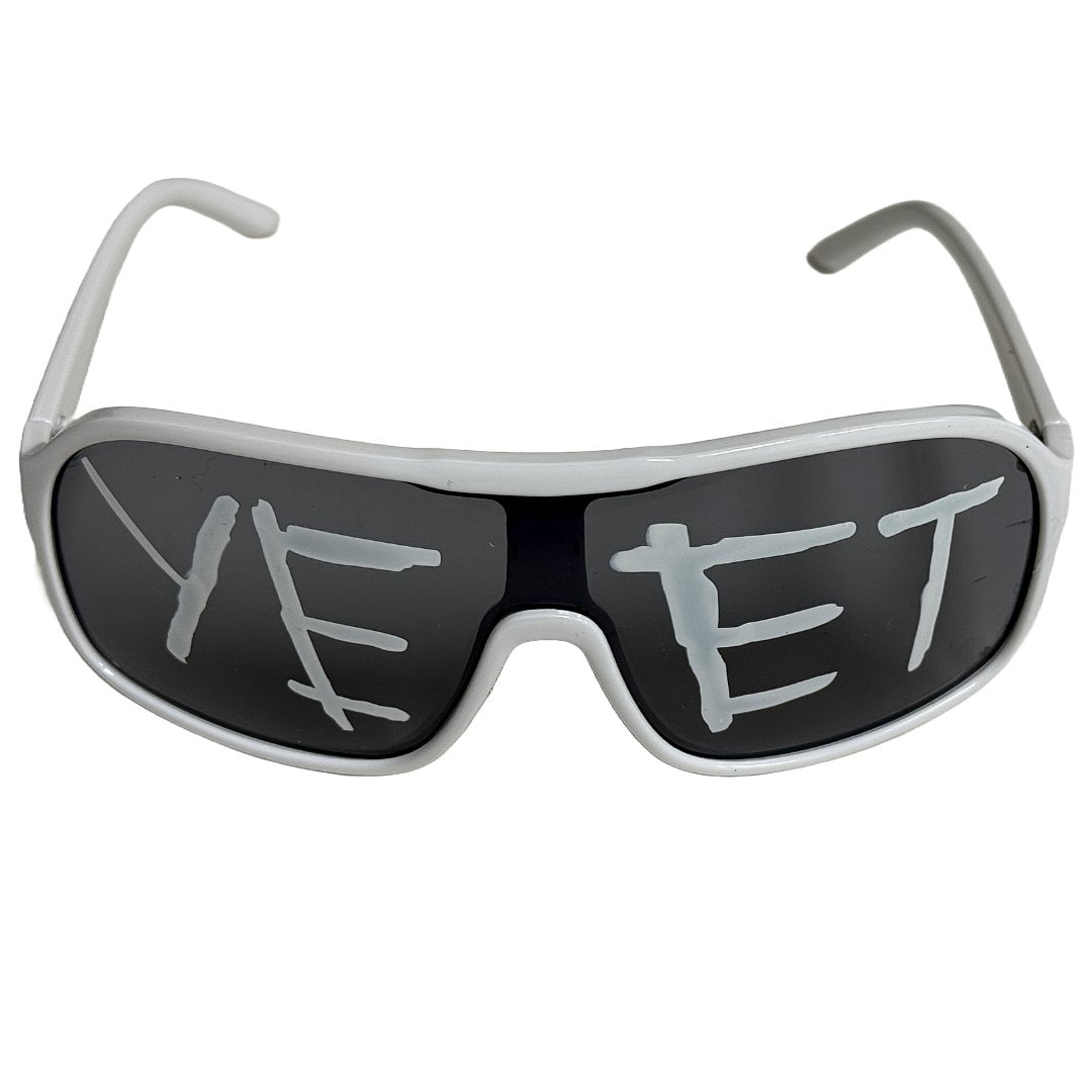 White Yeet Sunglasses For Main Event Jey Uso Costume