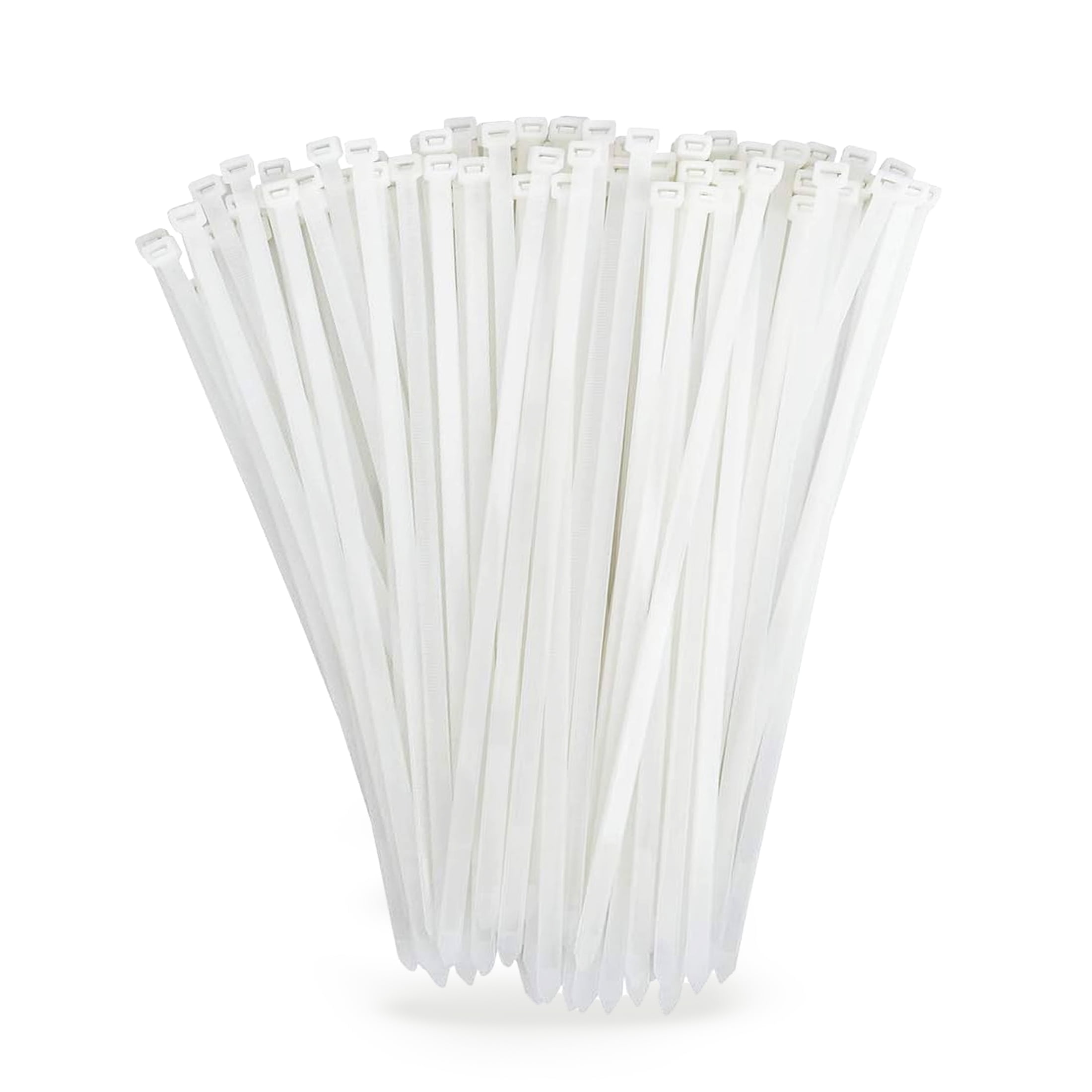 "Bolt Dropper White Zip Ties Heavy Duty- 12"" Self-Locking Bulk Large ...