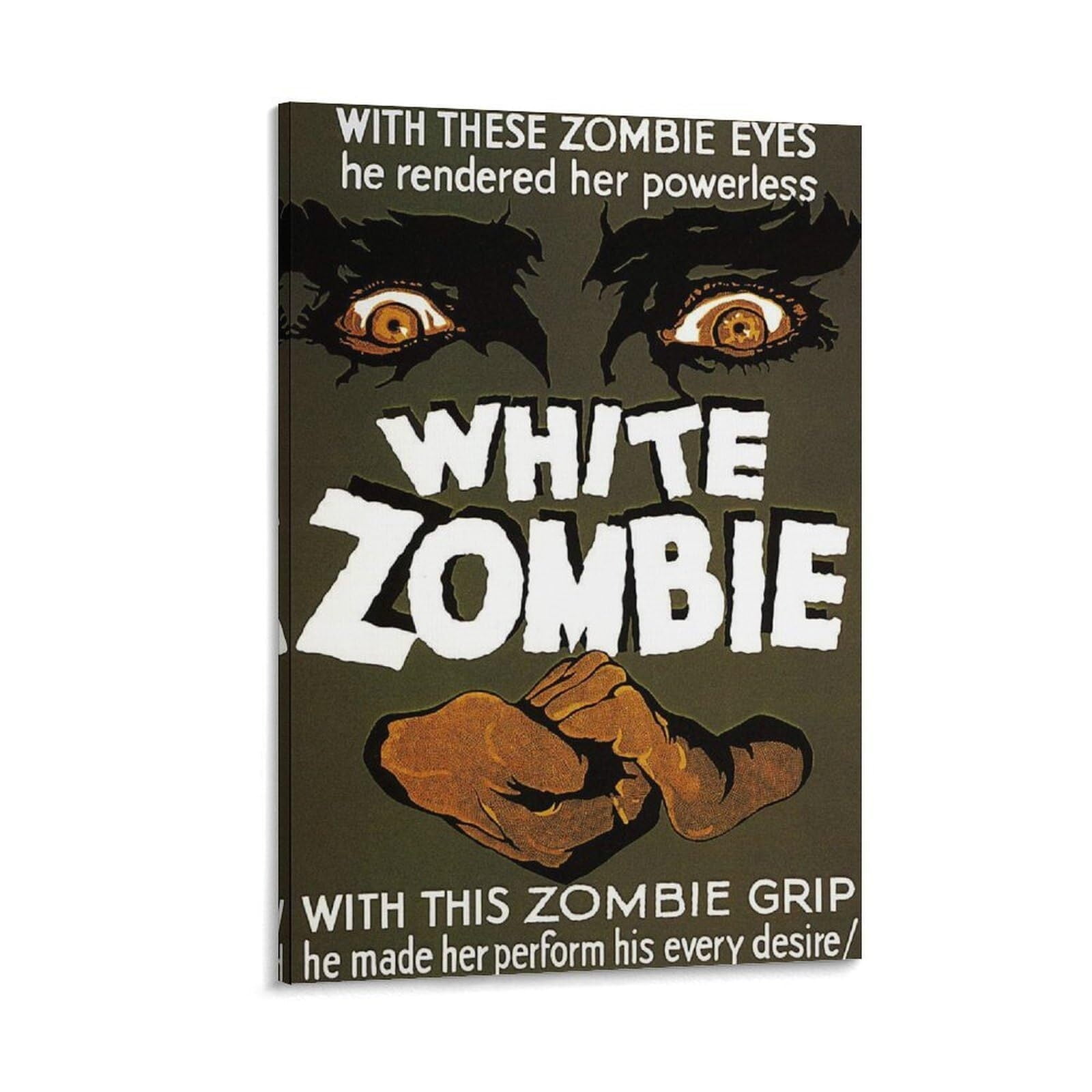 White Zombie 1932 Vintage Horror Movie Posters Canvas Art Poster And ...