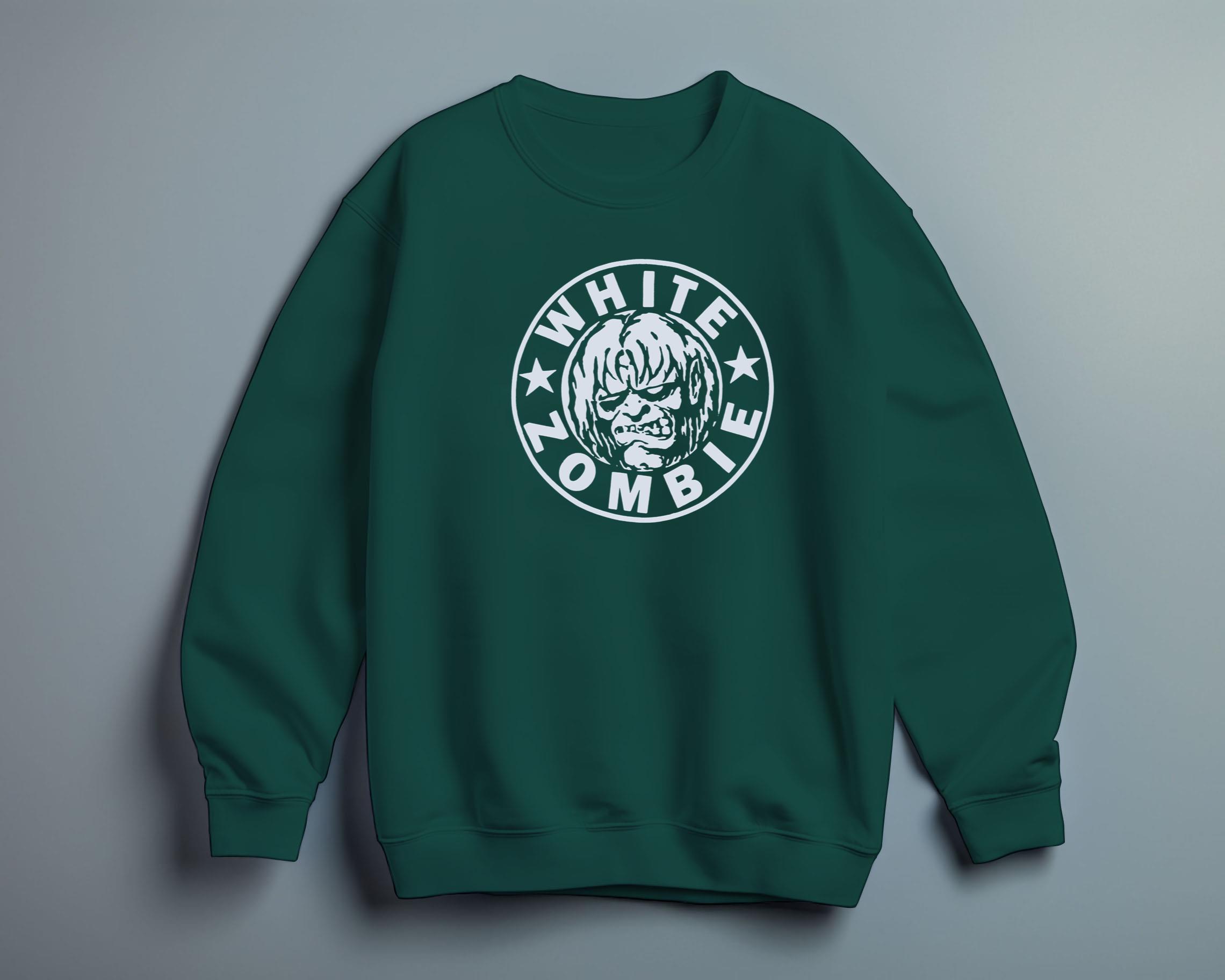 White Zombie Circle Logo Classic Adult T-Shirt-TH34200 - Walmart.com