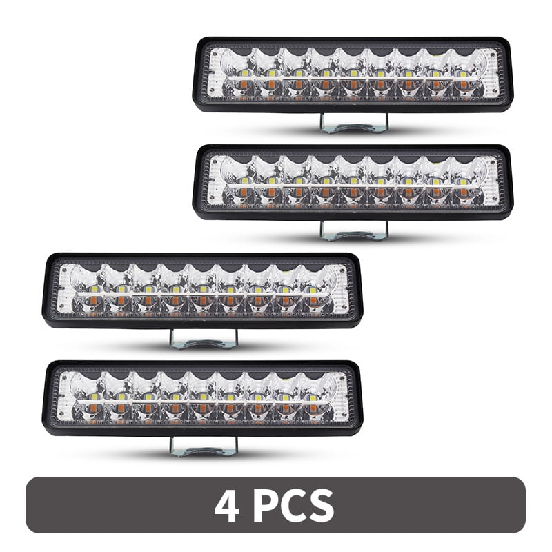 White amber Slim Led Light Bar Off Road LED Bar Spot Flood LED Light ...