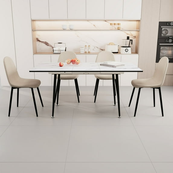 White and Beige Color Scheme - Simple and Expandable - For Family ...