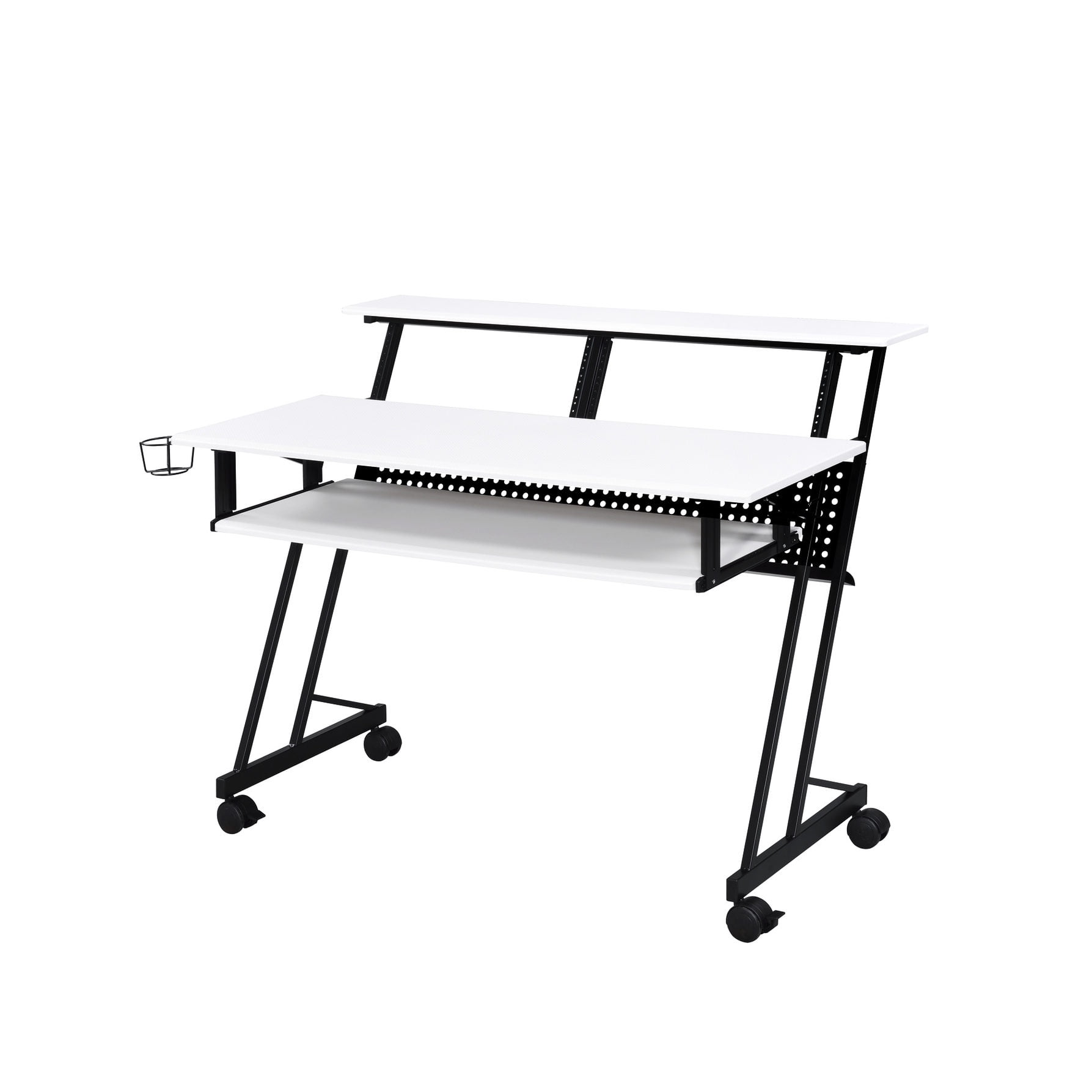 White and Black Design, MDF Top - For Music and TV Display - Studio ...