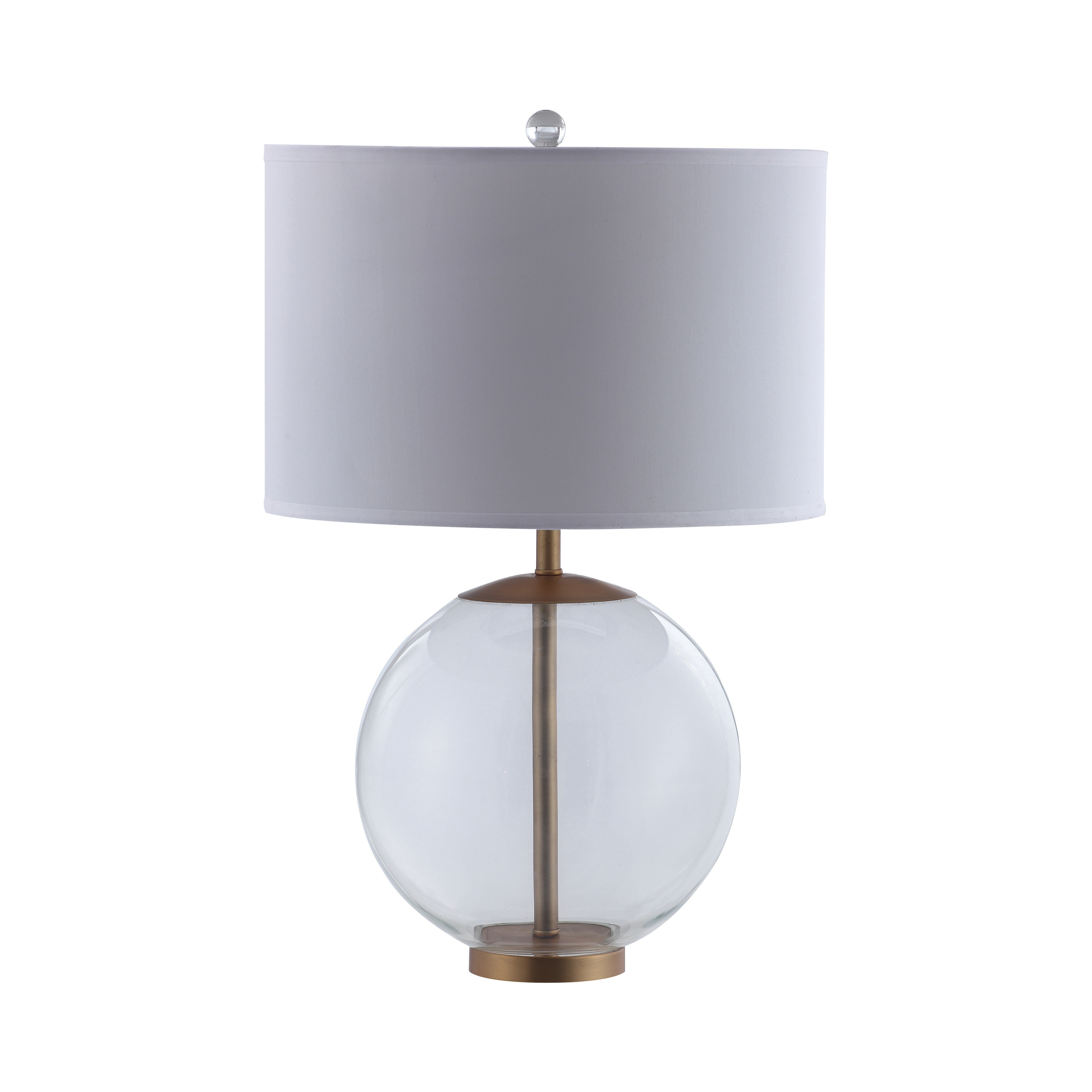 White and Clear Table Lamp - Walmart.com