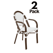 Jeco W00205-C-2 Honey Wicker Chair - Set 2 - Walmart.com