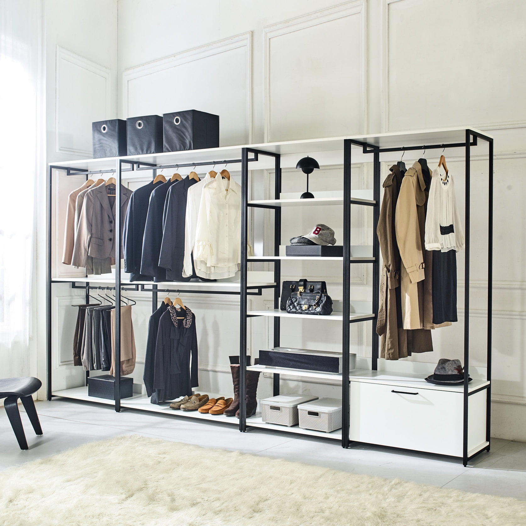 White color finish | Extra deep storage compartments | Aesthetic and ...