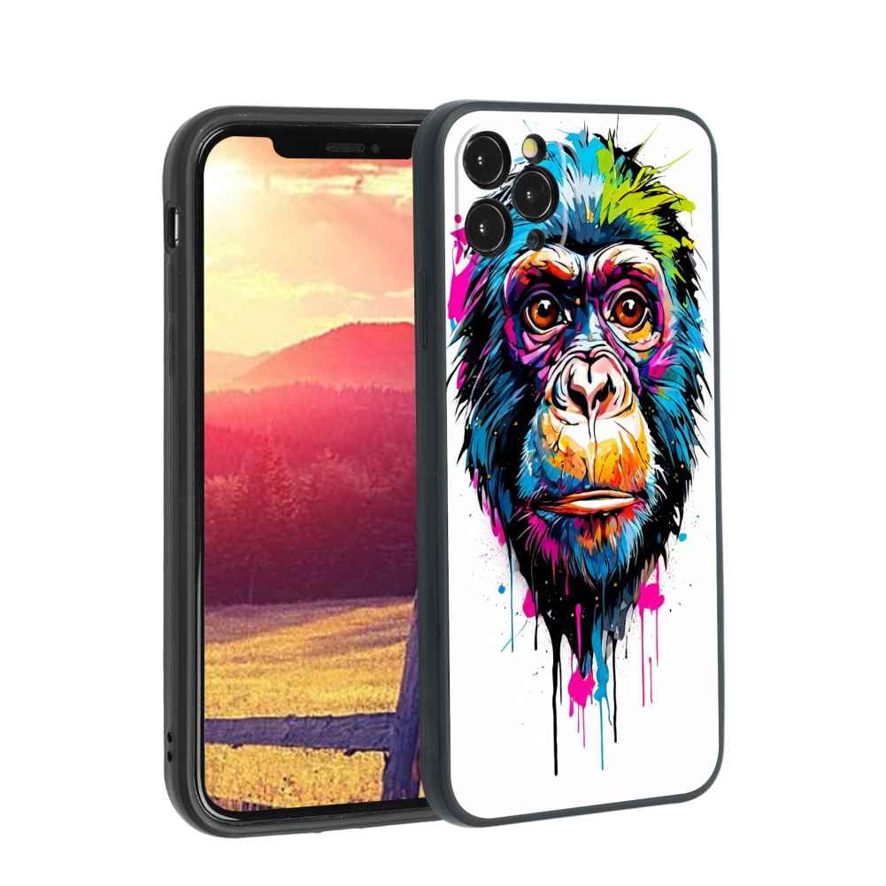 White-faced-Saki-face phone case for iPhone 11 Pro Max for Women Men ...