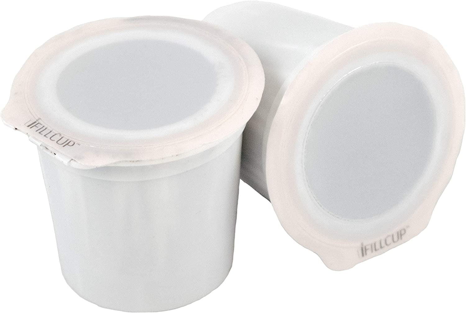 White fillable single-serve coffee pods for use in brewers. Fill your ...