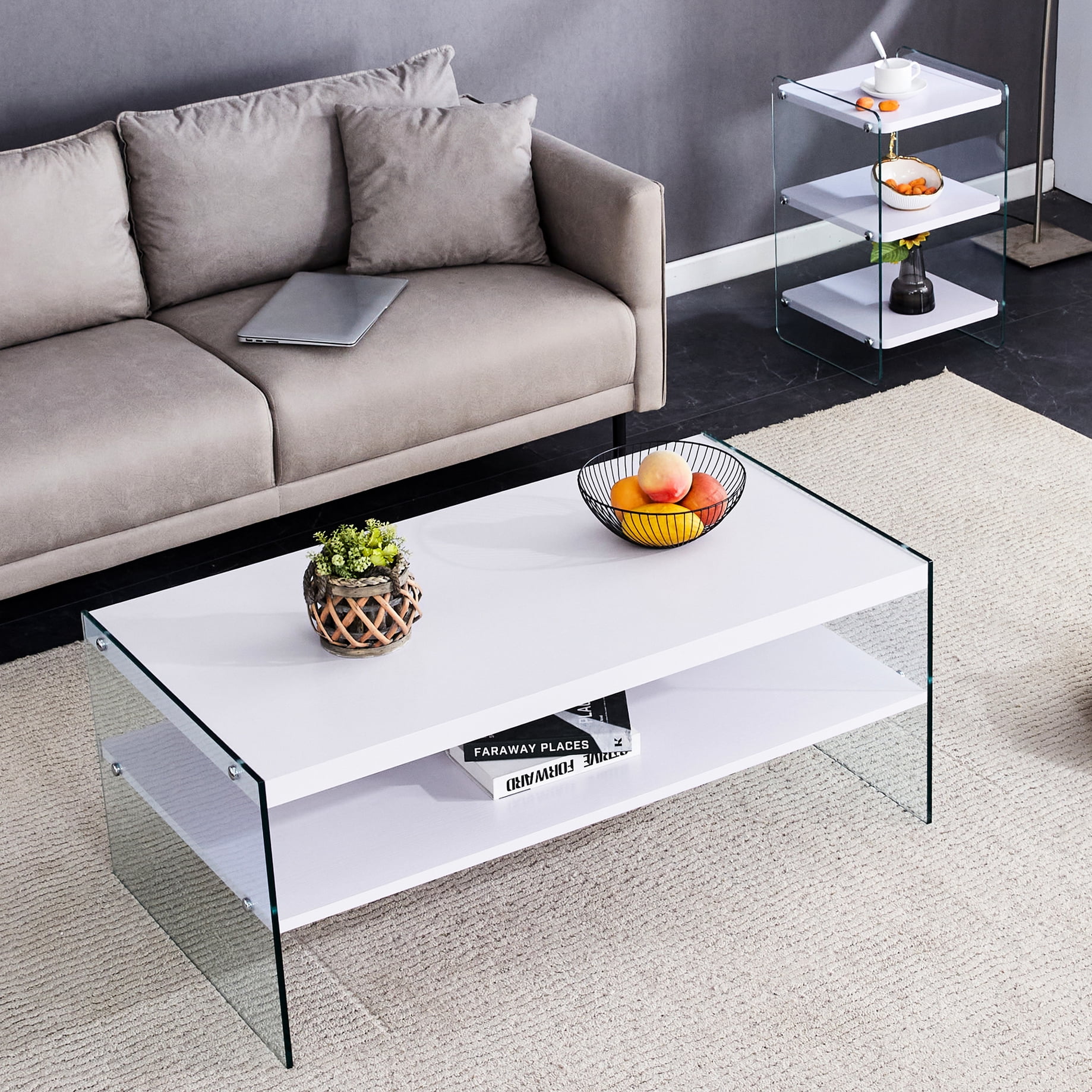 White main hue - Effective storage capacity - Bedroom, living room etc ...