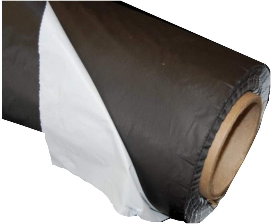 White on Black Plastic Mulch 1.0 mil Embossed - 4 ft x 2000 ft$$Garden ...