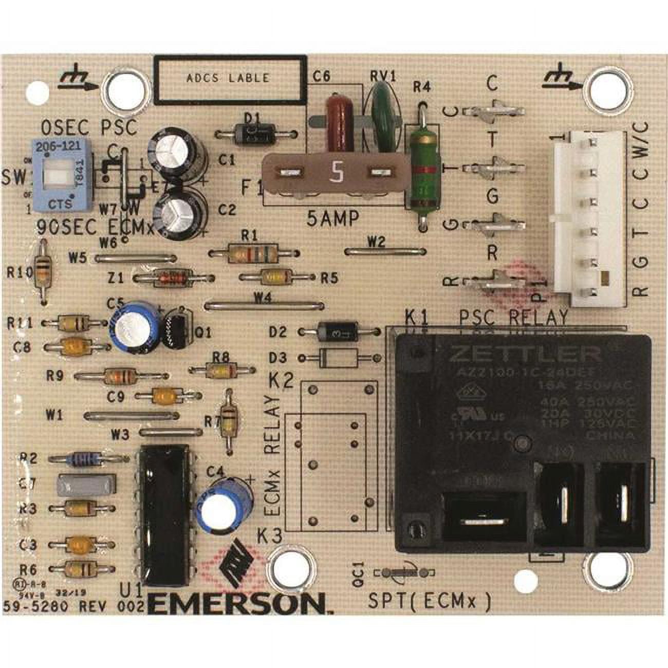 Emerson 48P55-751 Carrier Single Stage Air Handler Controls for PSC and ...