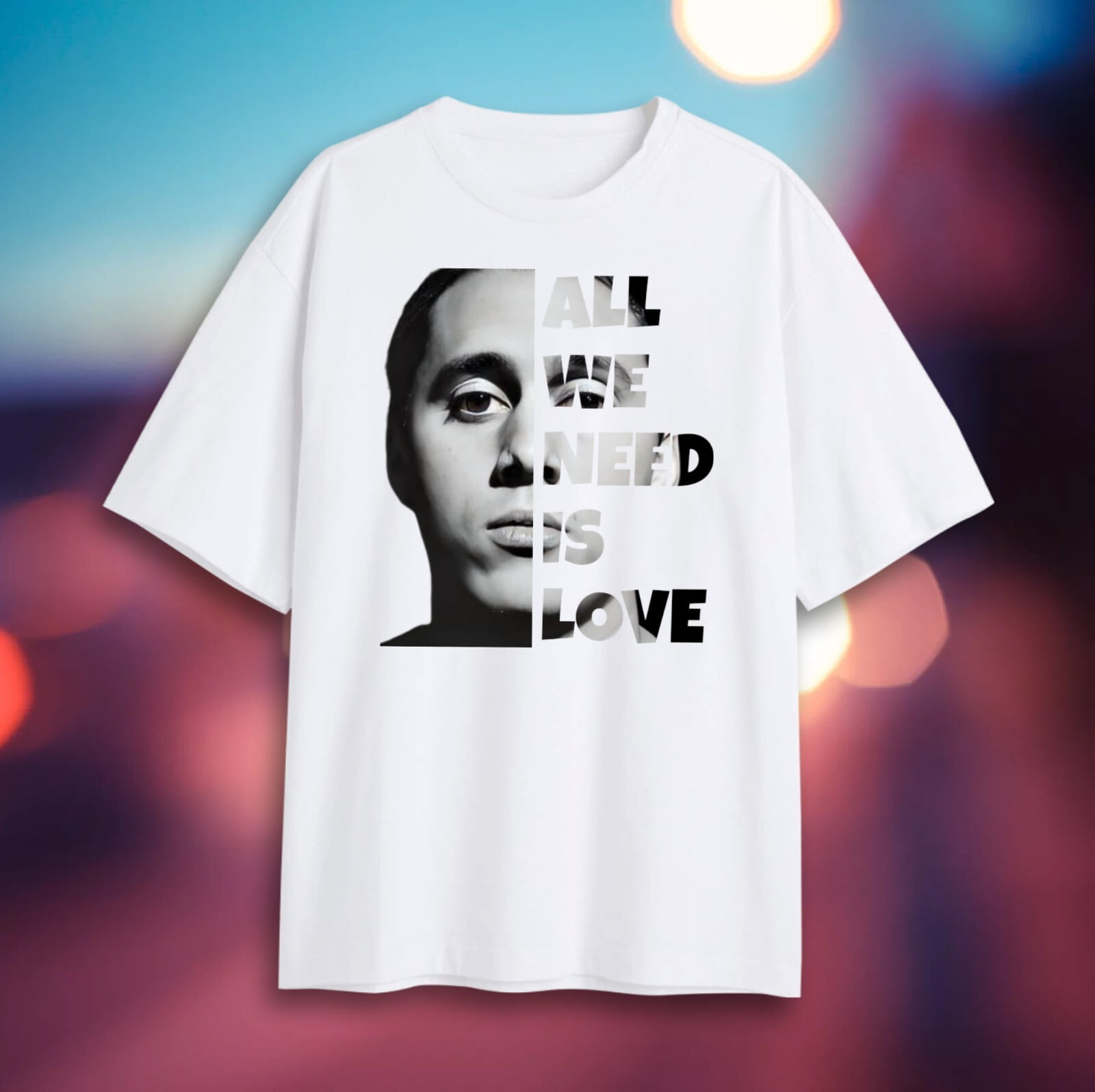 White t-shirt by canserbero (All we need is Love) - Walmart.com