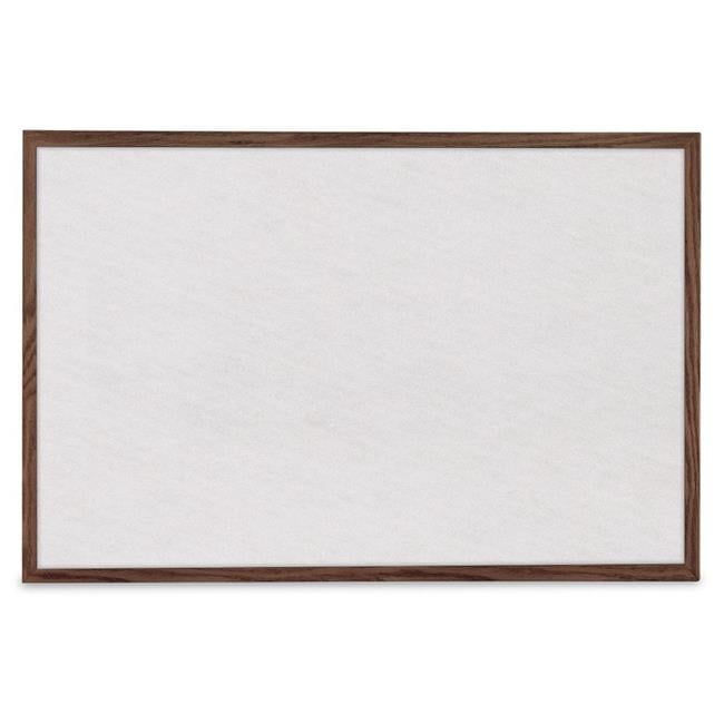 White tack board 36' x 24' with Walnut wood frame - Walmart.com