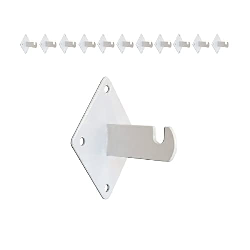 - White wall Mount Brackets for or Slat Panels, to Display wall Panels ...