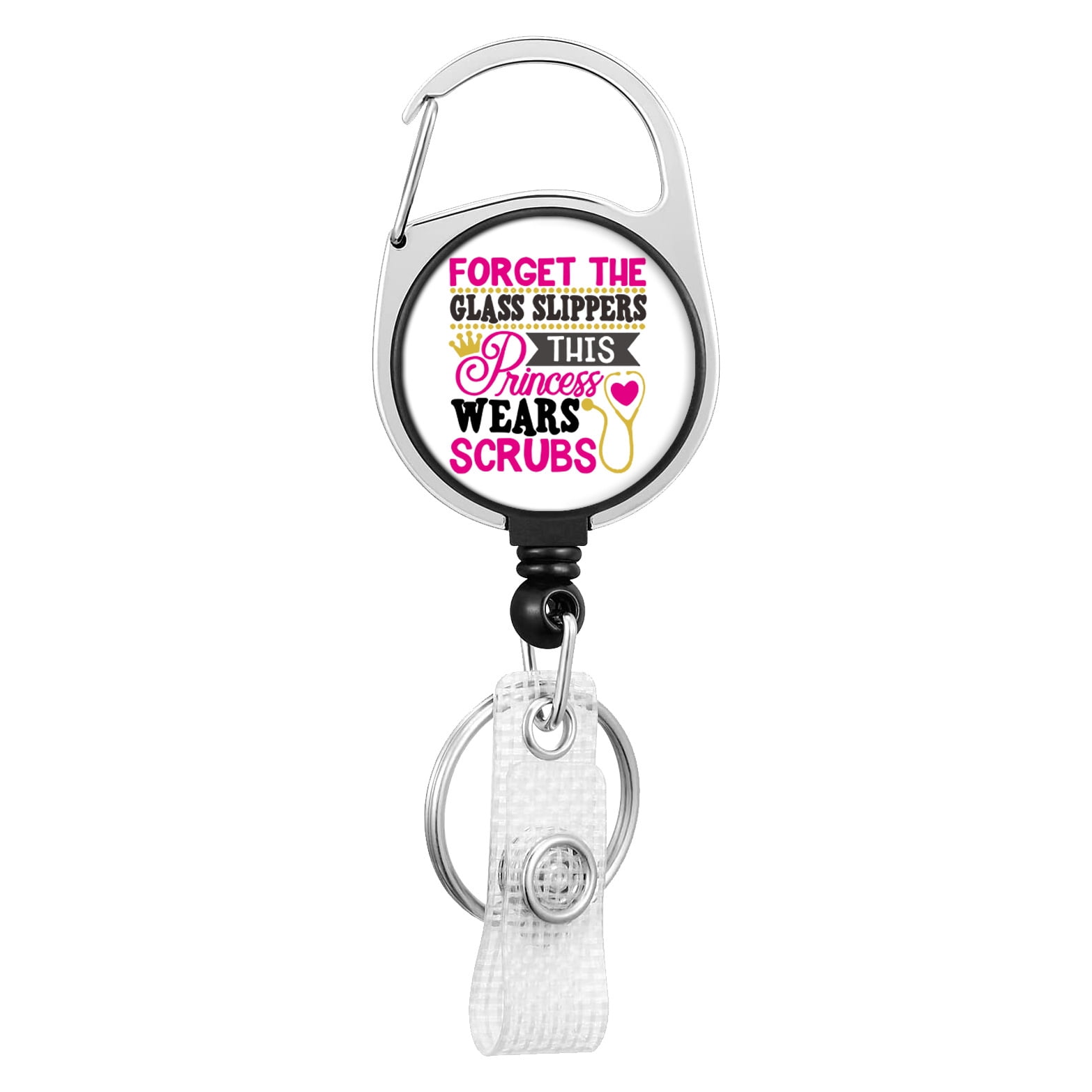 White zinc alloy printing easy pull-up buckle easy pull-up full-plane ...