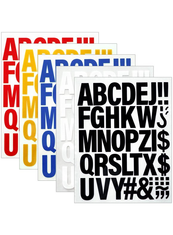 Iron-On Letters in Craft Vinyl - Walmart.com