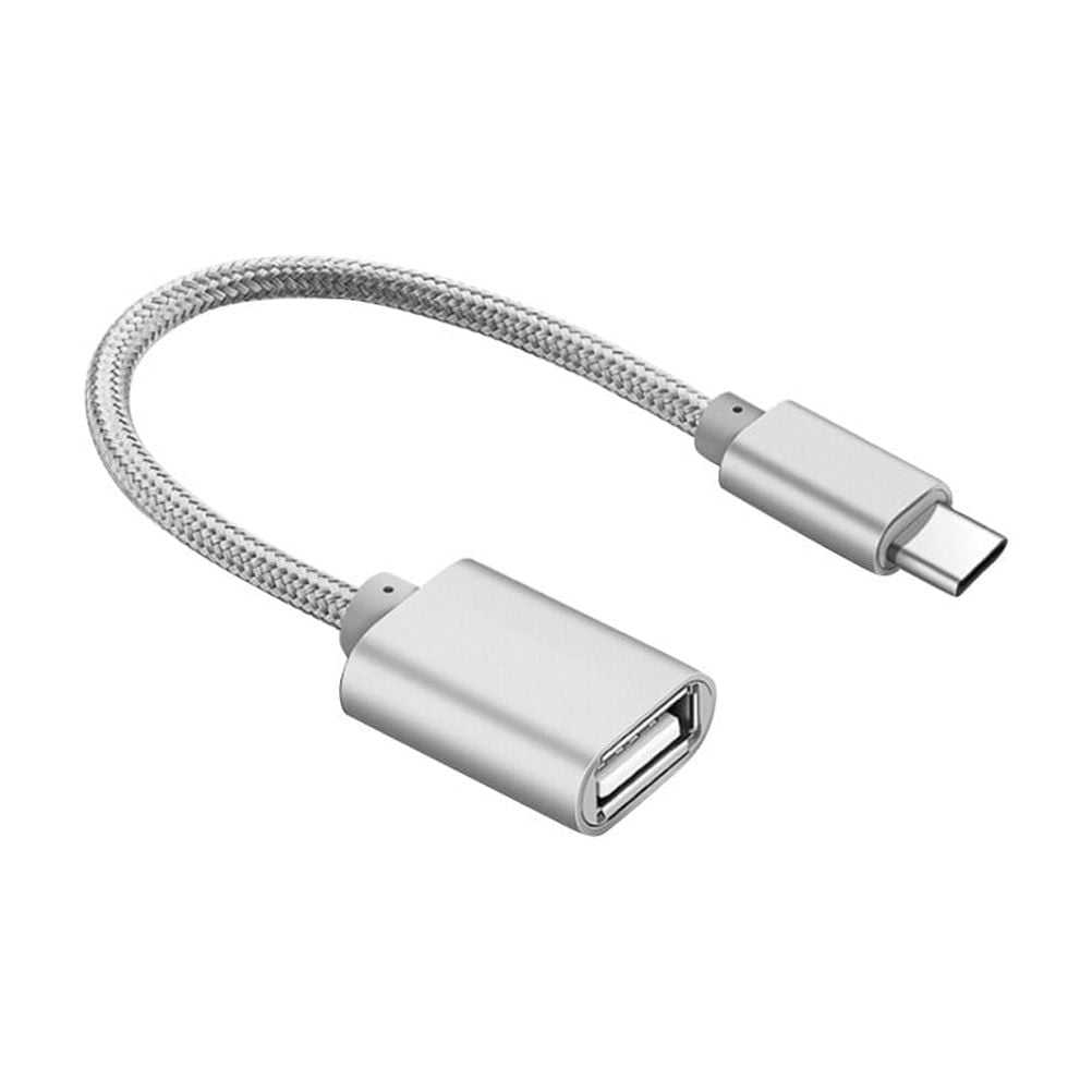 WhiteBeach OTG Cable Type-C To USB 2.0 Connect Cable Adapter(Silver ...