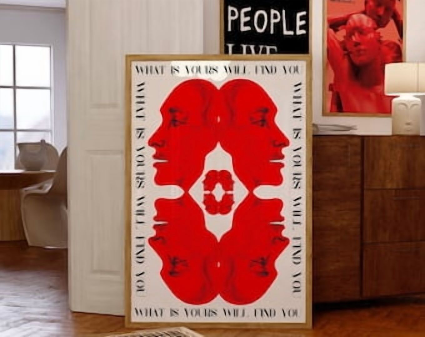WhitePeak Art 70S Psychedelic Newspaper : Retro Trippy Wall ...