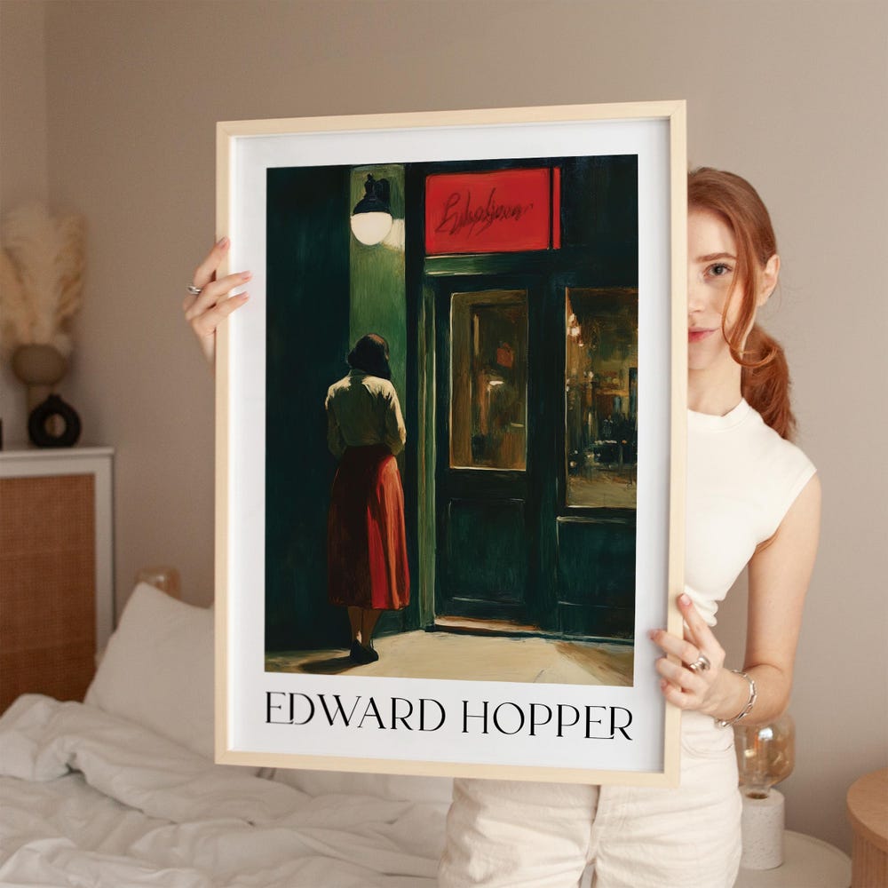WhitePeak Art Edward Hopper Print, Edward Hopper Poster, American ...