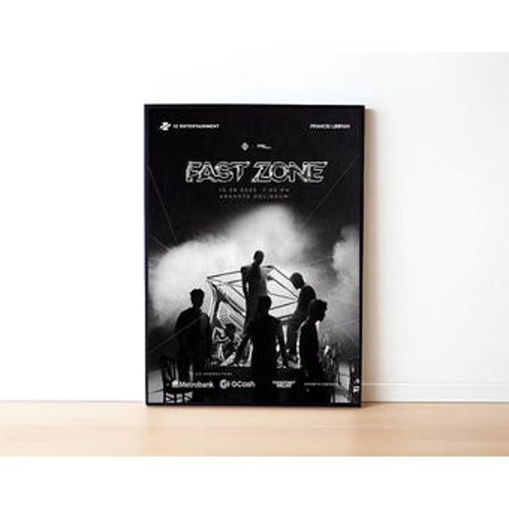 WhitePeak Art Fast Zone Concert Poster 2025 Araneta Coliseum Manila ...