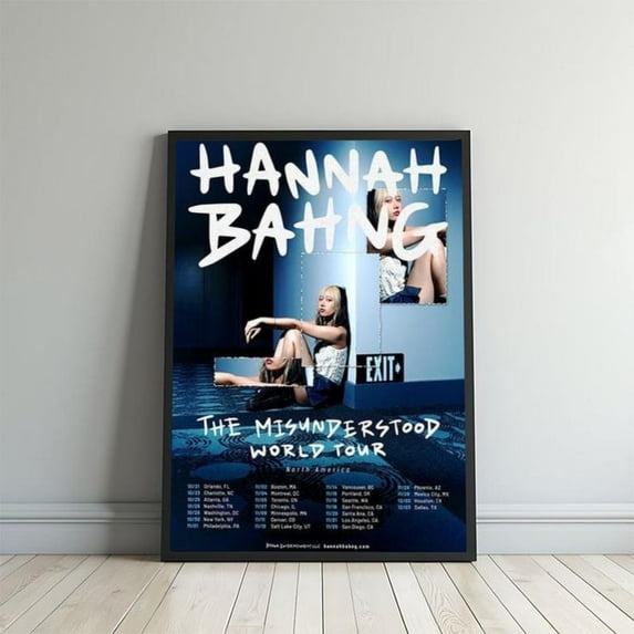 WhitePeak Art Hannah Bahng 2025 – The Misunderstood World Tour Poster ...