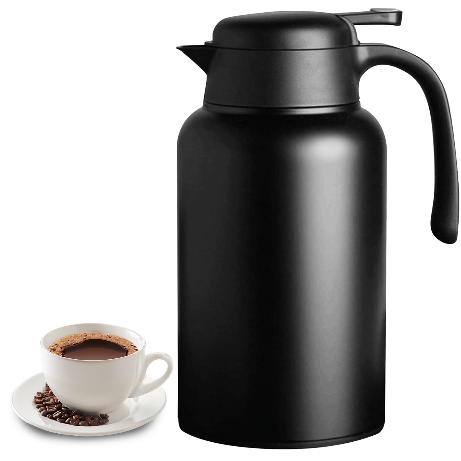 WhiteRhino 68oz Stainless Steel Thermal Coffee Carafe with Vacuum ...