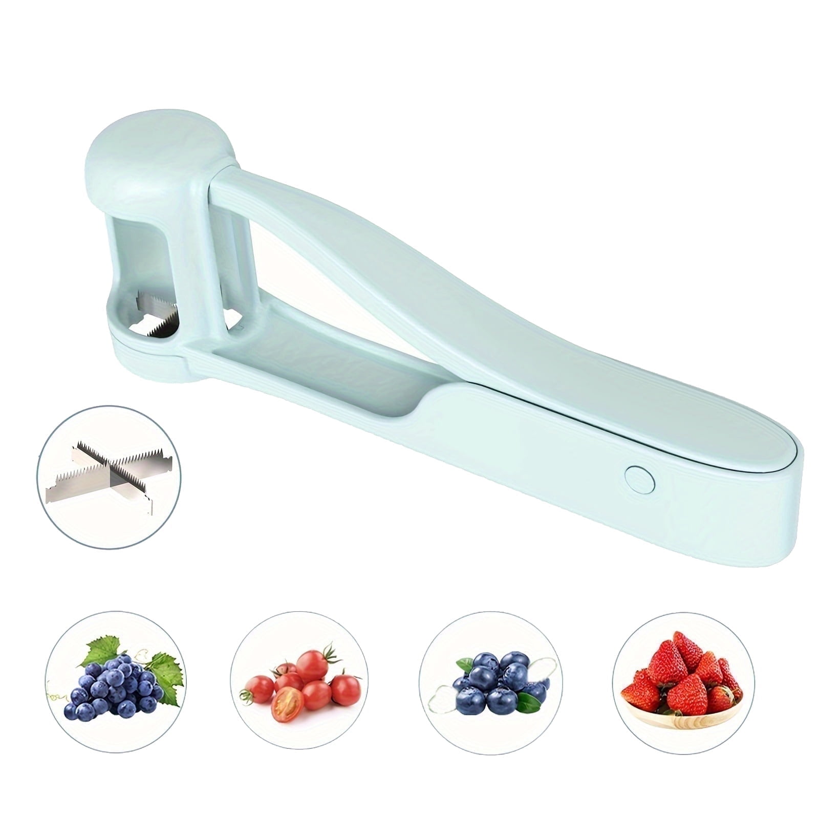 WhiteRhino Grape Cutter for Toddlers, Fruit Salad Slicer, BPA-Free ...