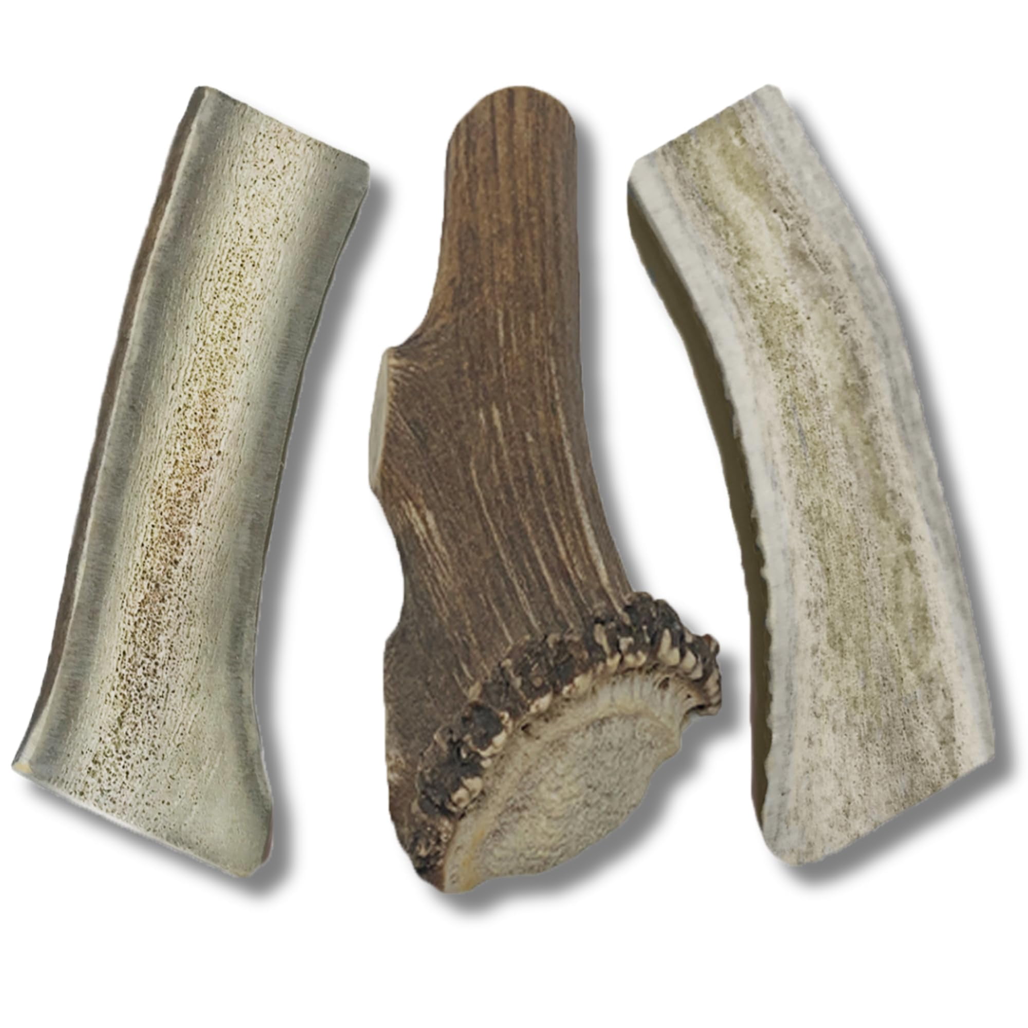 WhiteTail Naturals -ITSC Split Elk Antlers for Large Dogs - (3 Pack ...