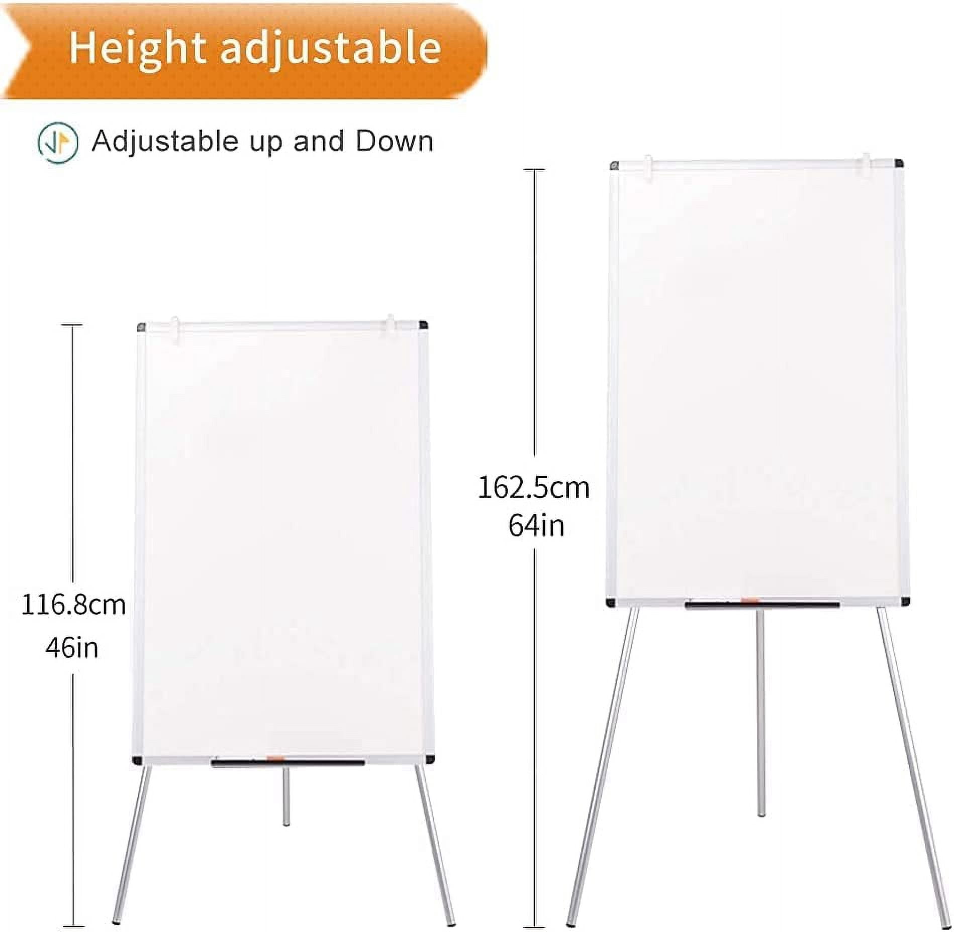 Whiteboard Easel/Portable Dry Erase Board, 36 x 24 Inches, with 25 ...