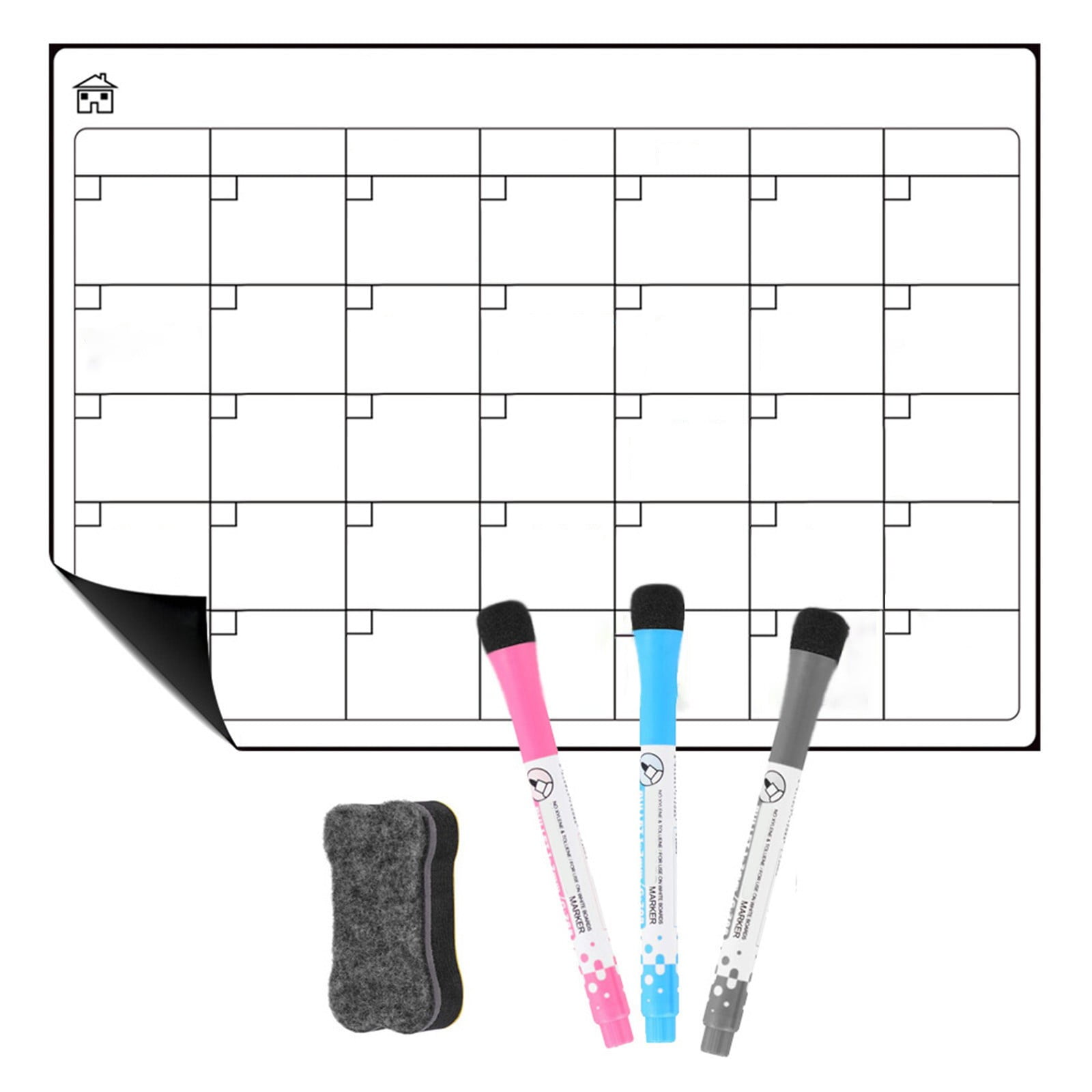 Whiteboard Magnet Family Planning Schedule Board Refrigerator Wall 3 ...