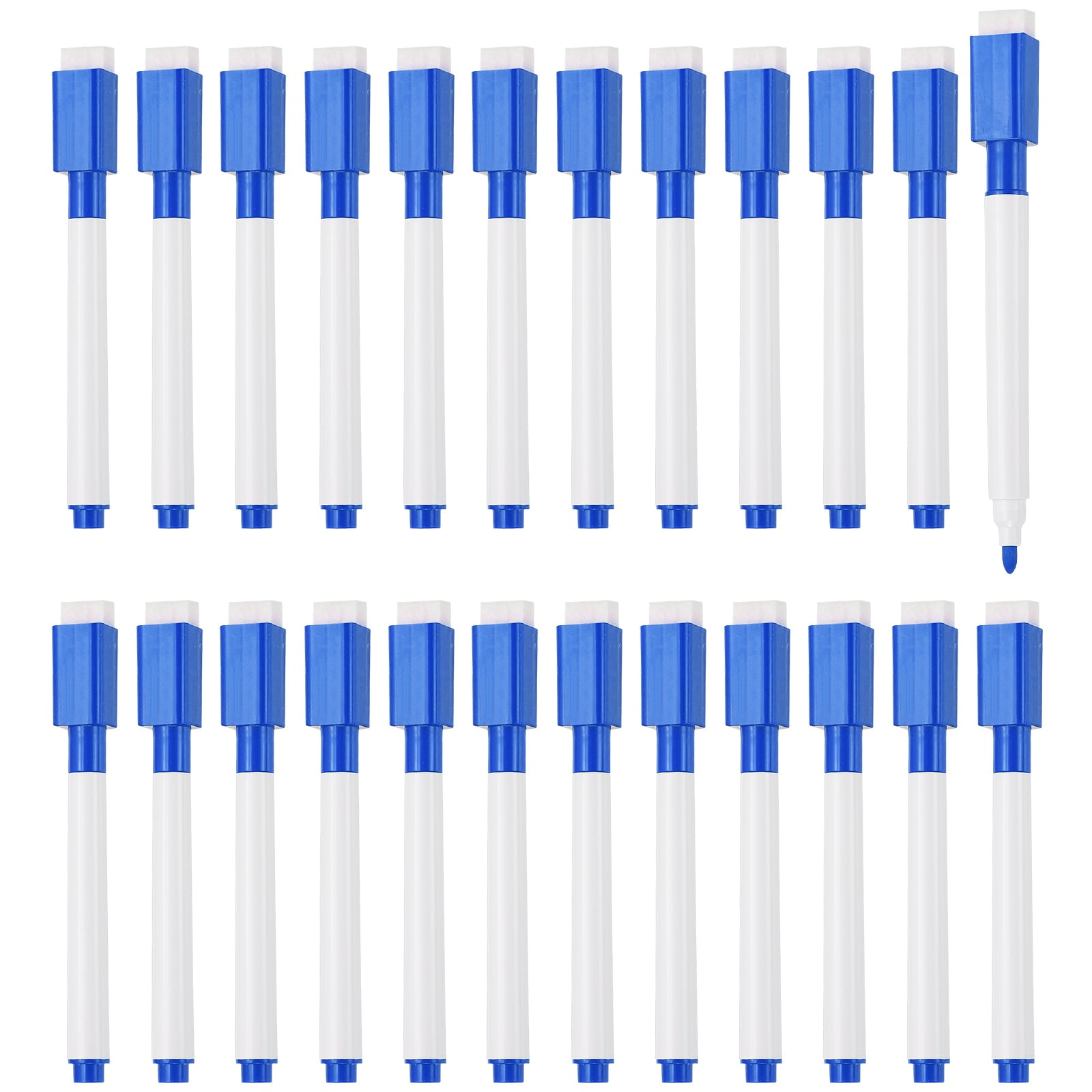 Uxcell Whiteboard Pen, 0.5-1mm Fine Tip Dry Erase Deep Blue White Board ...