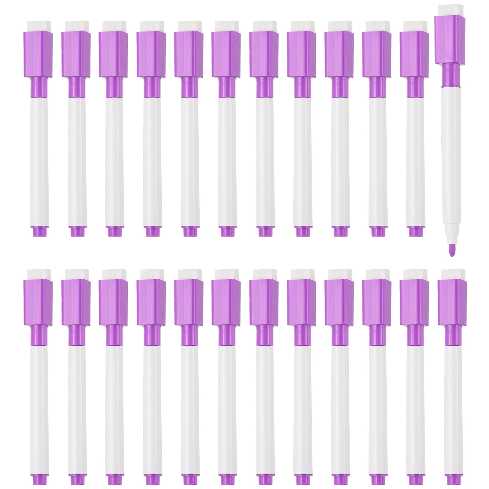 Uxcell Whiteboard Pen, 0.5-1mm Fine Tip Dry Erase Purple White Board ...