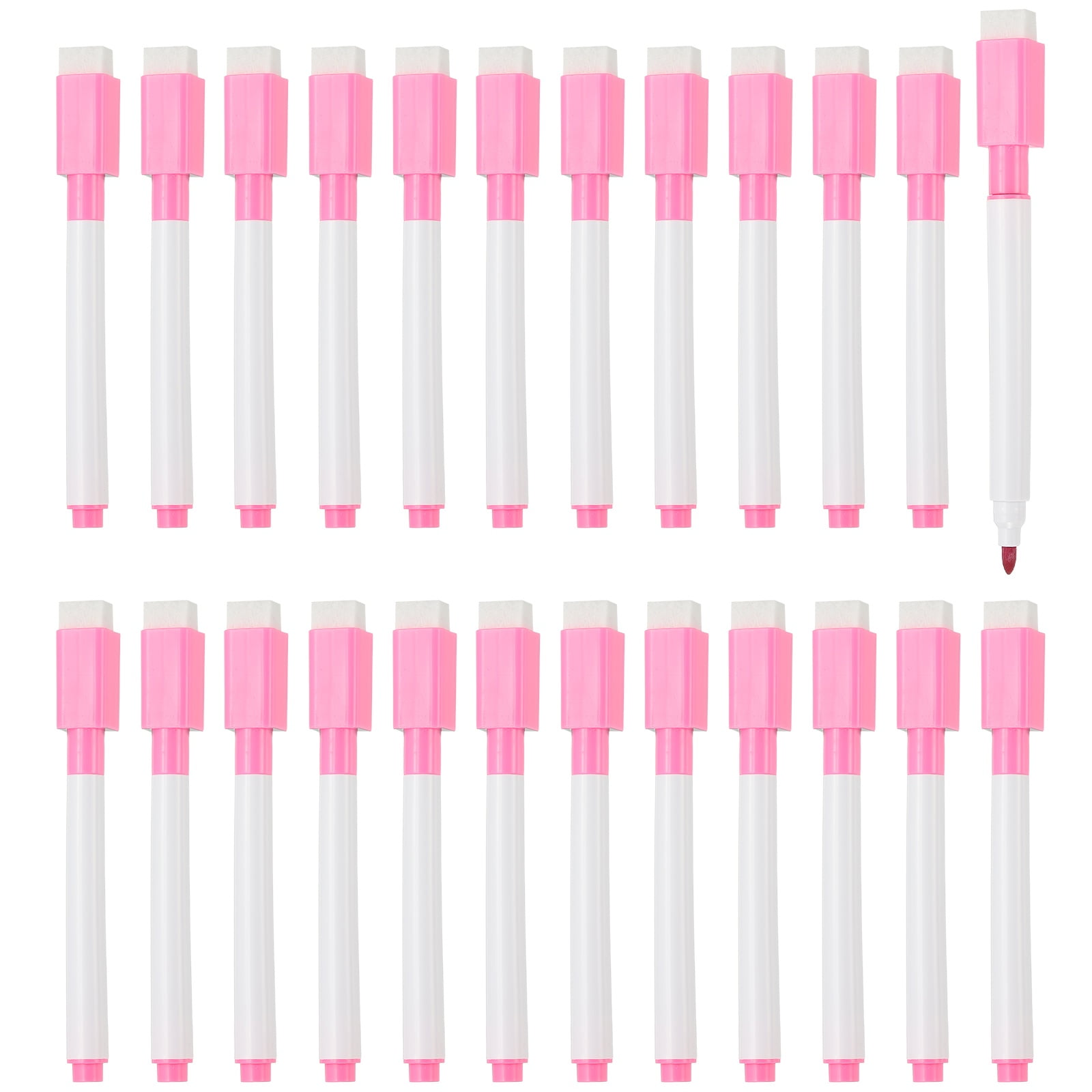 Whiteboard Pen, 0.5-1mm Fine Tip Dry Erase Rose Red White Board Markers ...