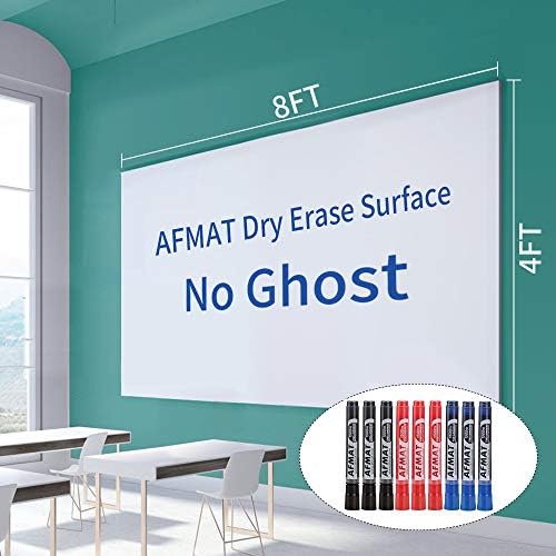 Whiteboard for Wall, 8 x 4 ft White Board , 96 x 48 inches Dry Erase ...
