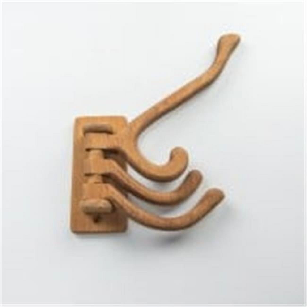 Whitecap 3007.1045 Teak Coat Hooks - Unoiled - Walmart.com