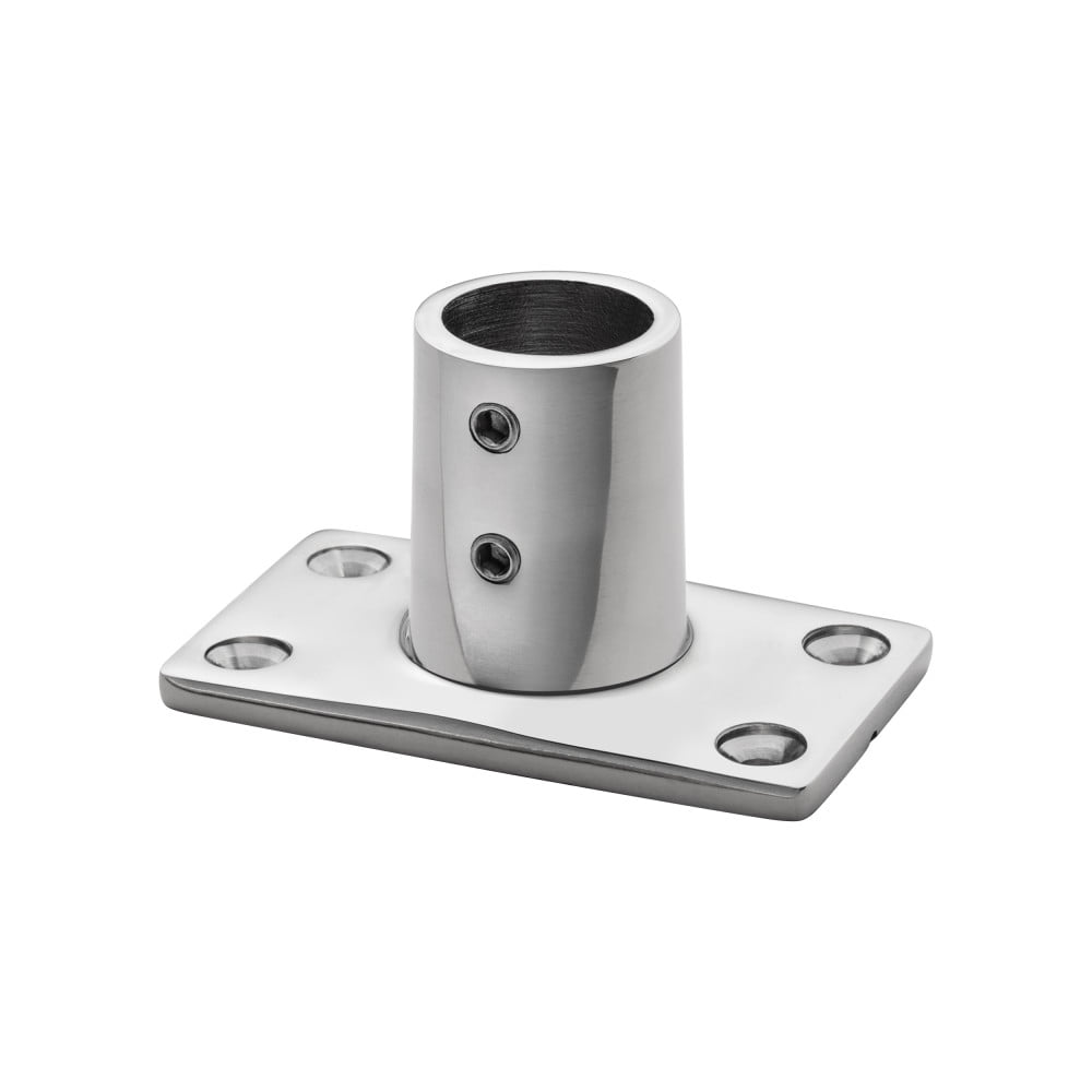 Whitecap 6041C 90° Rectangular Base Rail Fitting with Set Screw - 3" x ...