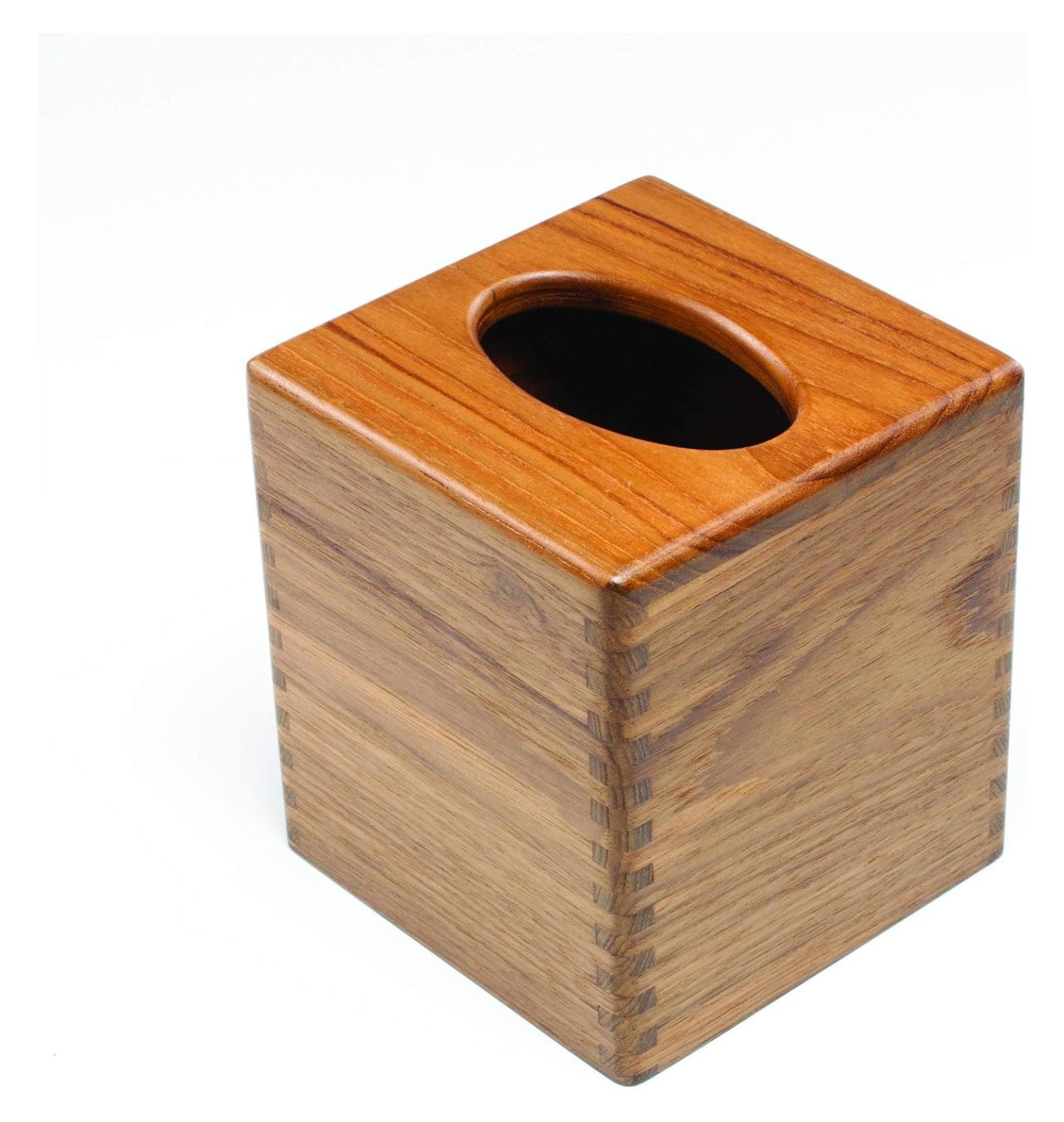 Whitecap 62344 Teak Tissue Box Holder - Walmart.com