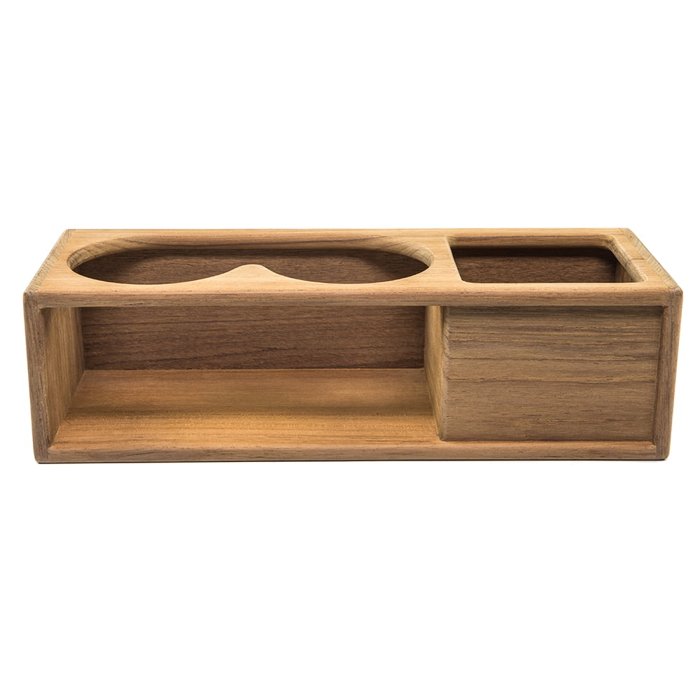 Whitecap Teak Two Insulated Drink/Binocular Rack w/Tray - Walmart.com