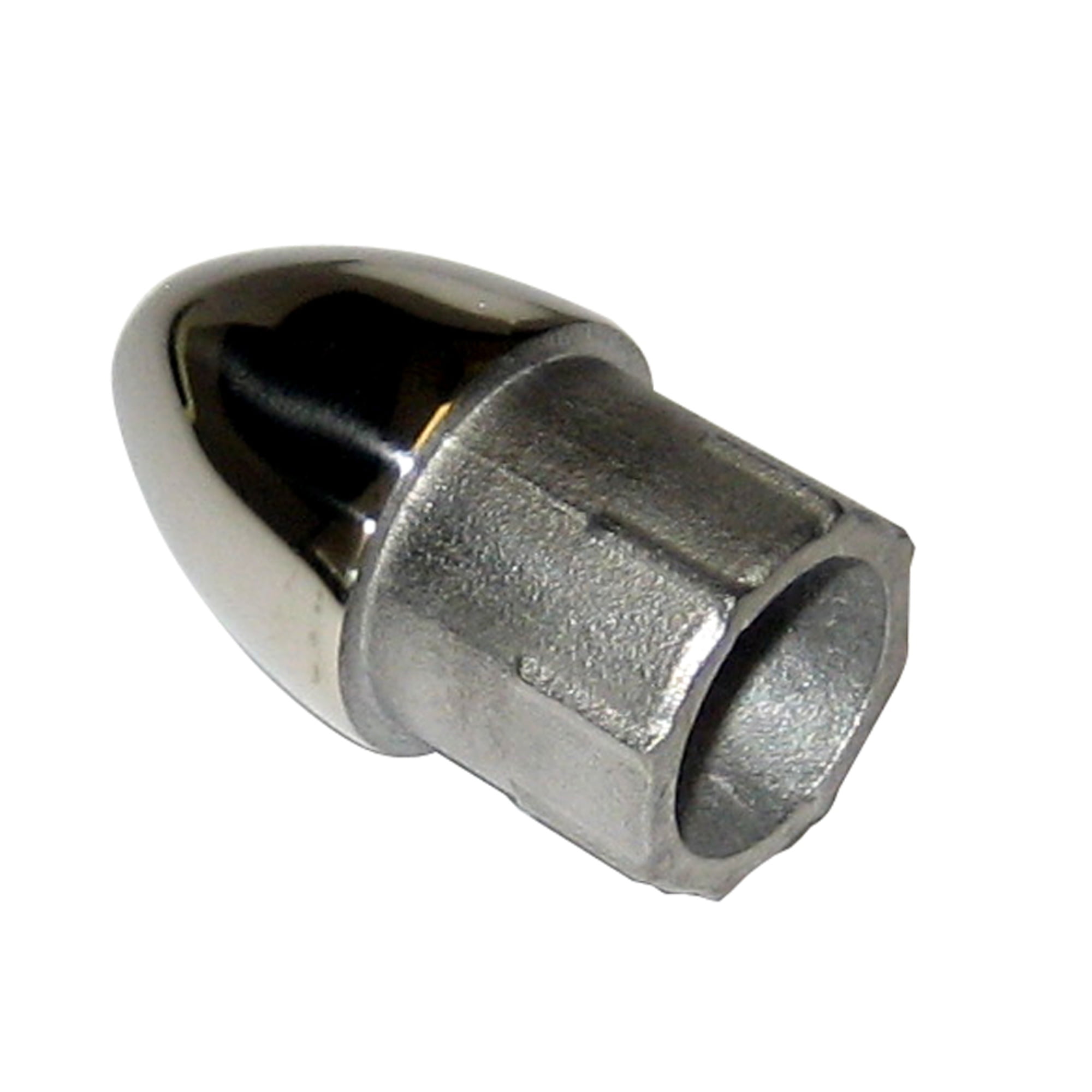 Whitecap Bullet End - 316 Stainless Steel - 7/8" Tube O.D. - Walmart.com