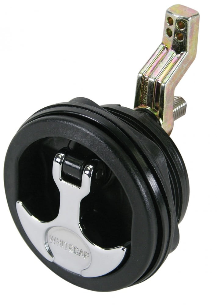 Whitecap S-0226BC T-Handle Latch with Keyed Lock - Black - Walmart.com