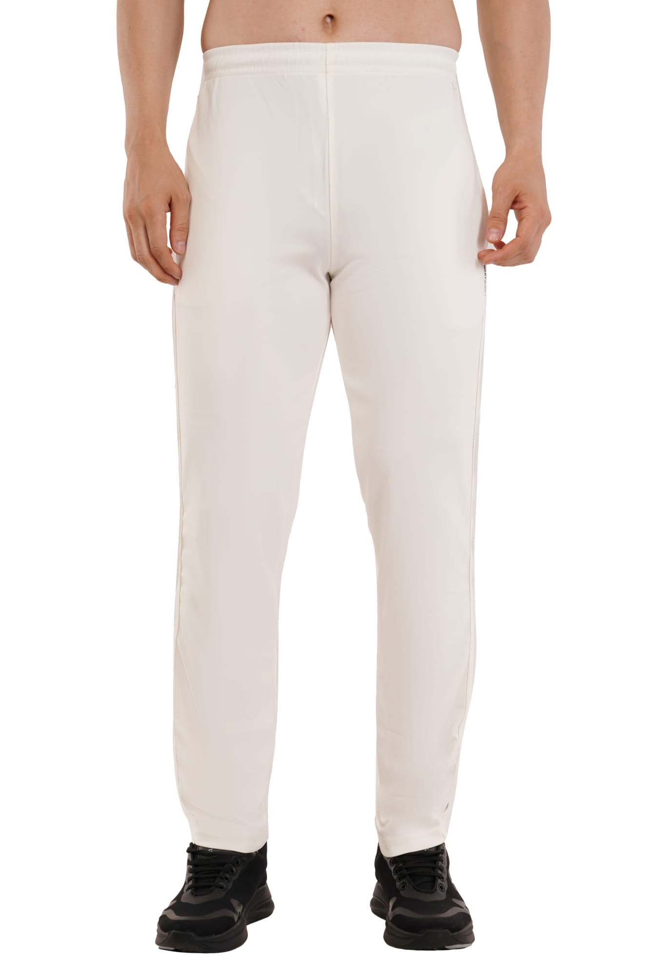 Whitedot Hexa Off-White Trouser Track Pants - (Perfect for Cricket ...