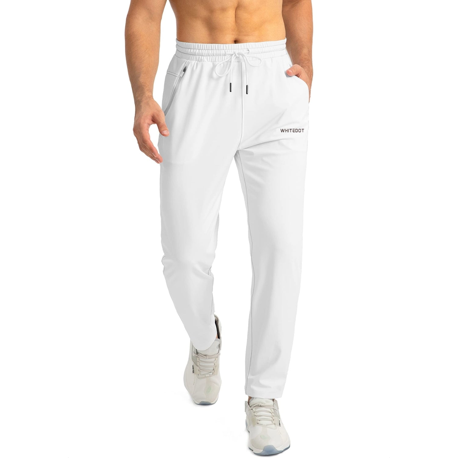 Whitedot Sigma White Trouser Track Pants - (Perfect for Cricket, Golf ...