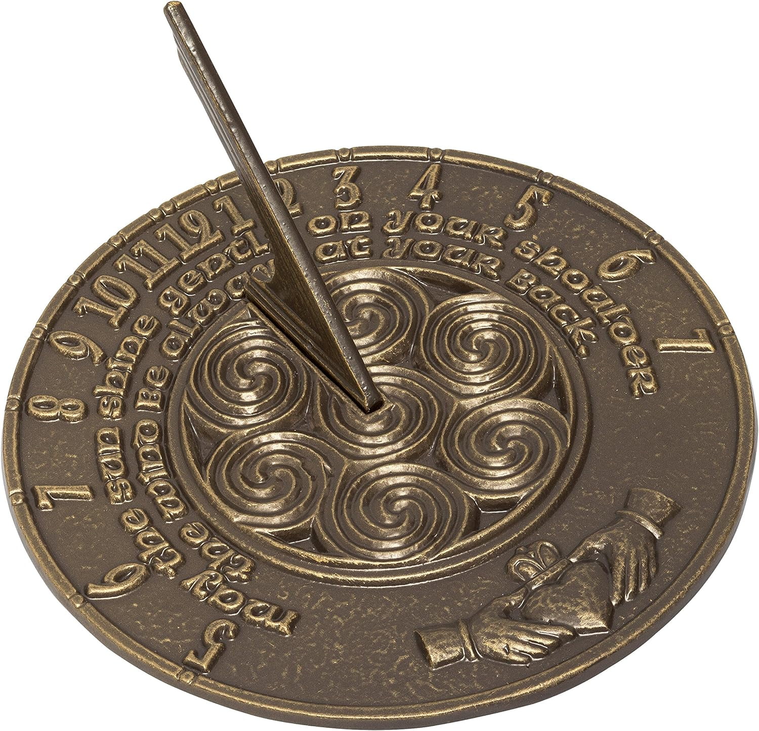 Whitehall 00777 Claddagh Sundial in French Bronze - Walmart.com