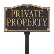Address America Fully Customized, Double-Sided Park Place Oval ...
